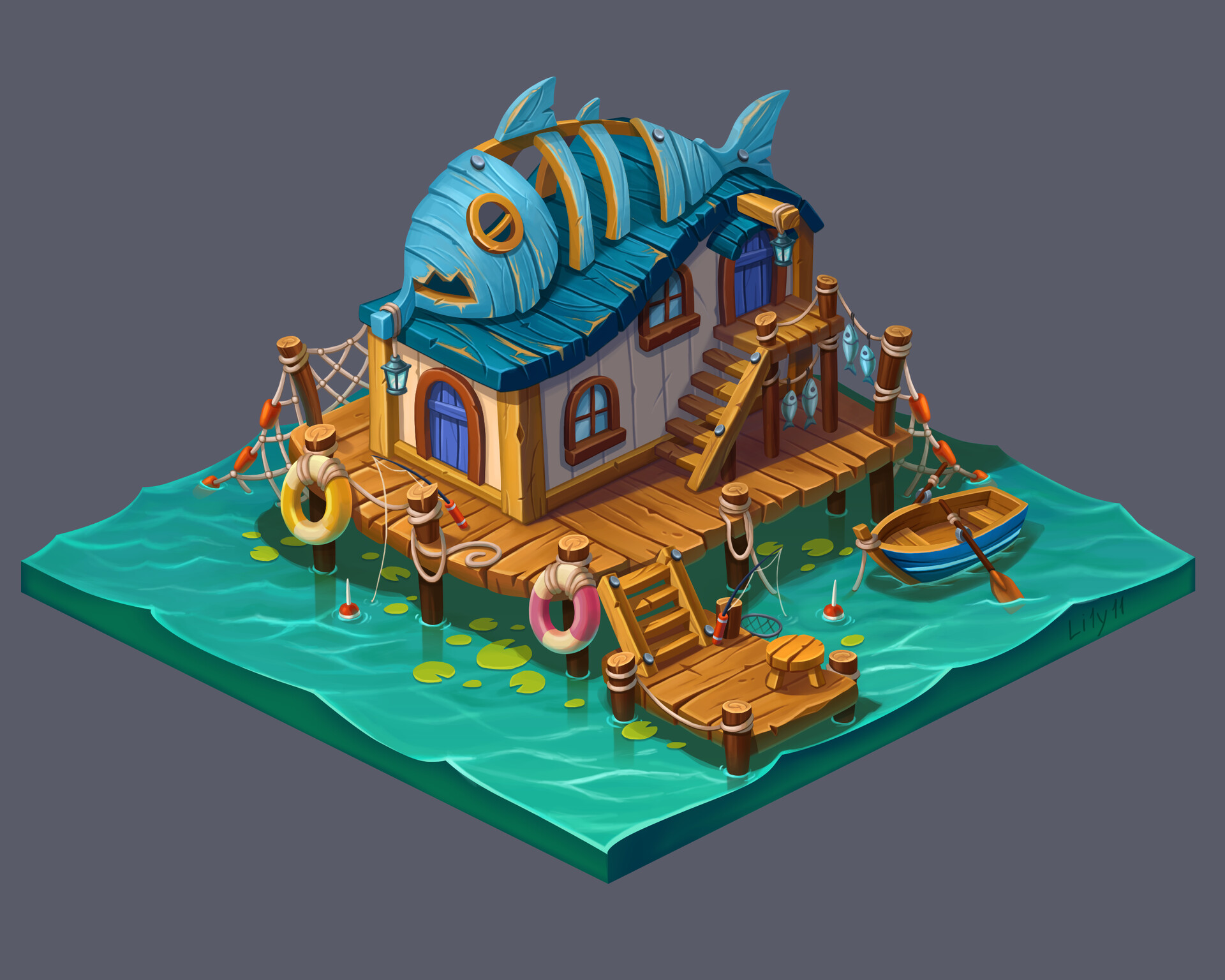 ArtStation - Hut concept