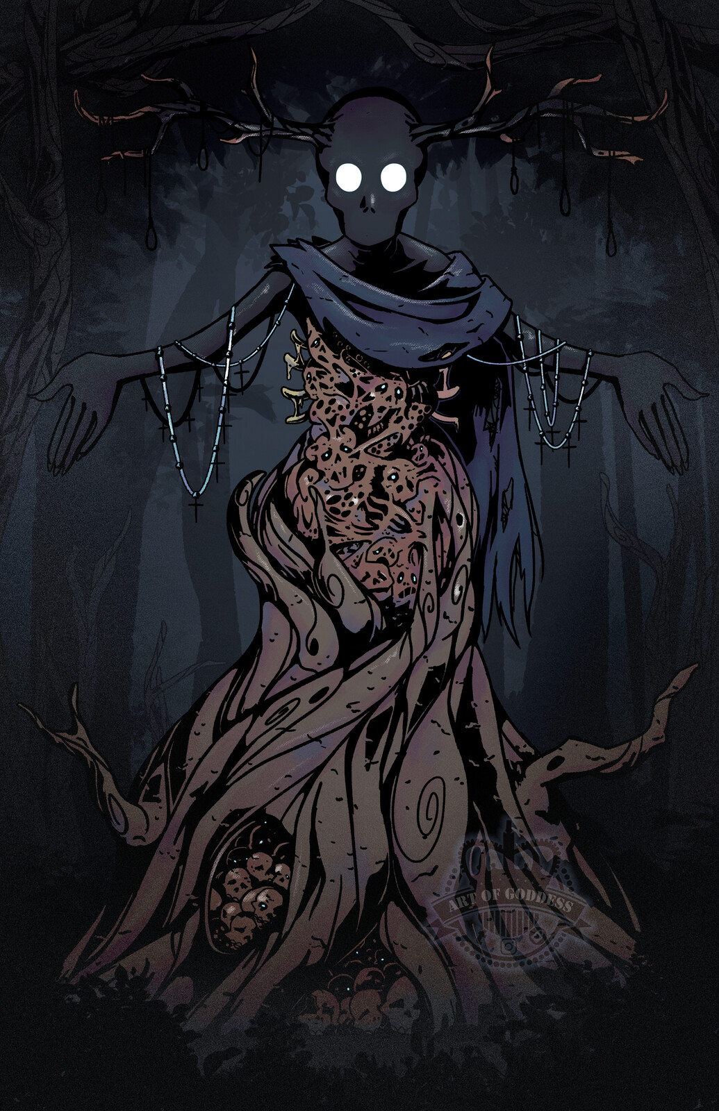 April Clement - Over the Darkest Dungeon- The Beast Poster