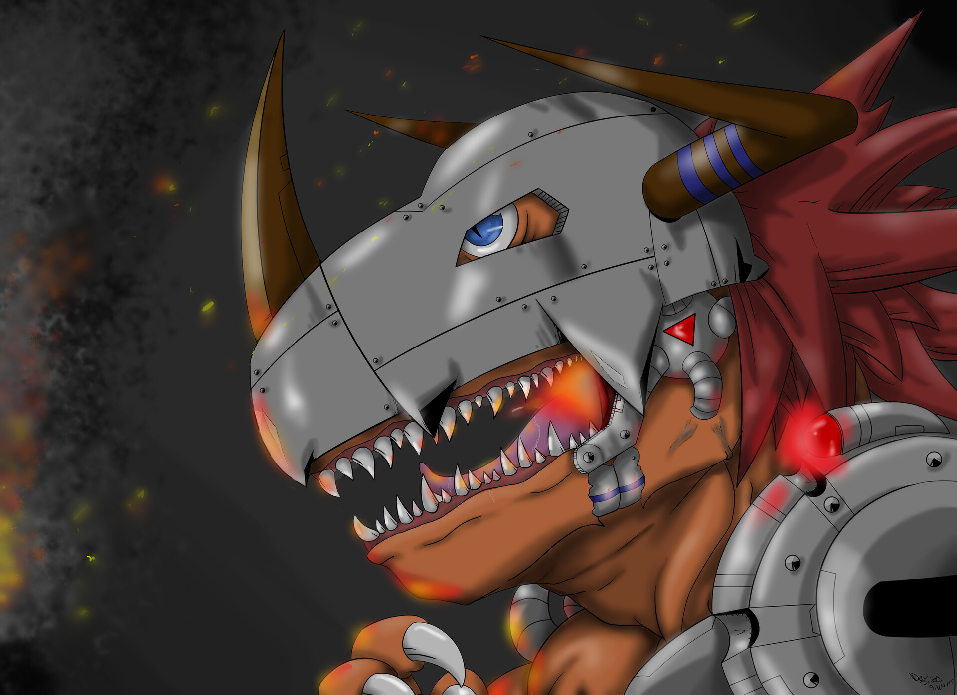 Digimon Metal Greymon
