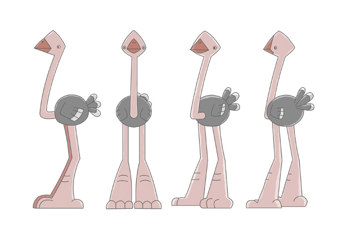 Regina Yeo - Animal Characters Turnaround