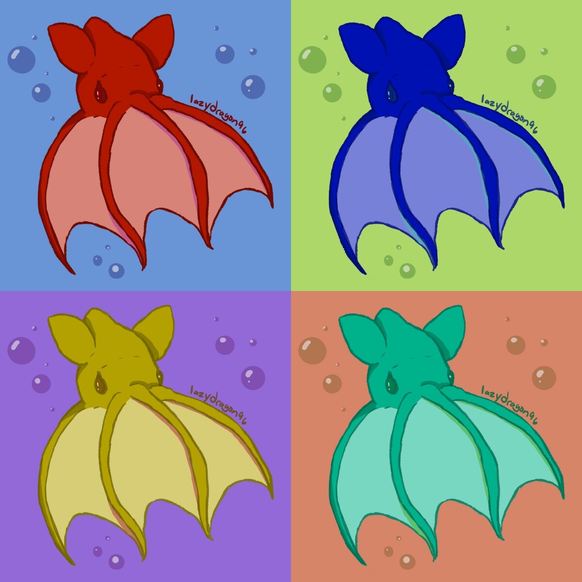 cute vampire squid drawing