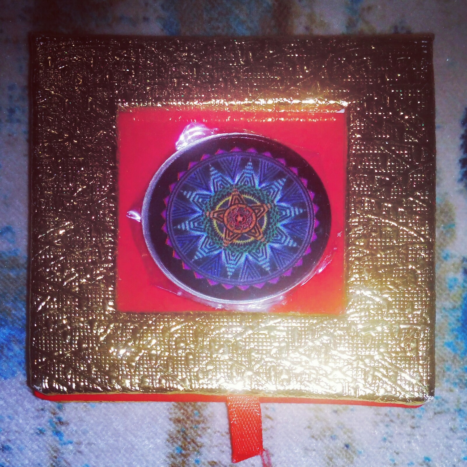 Zeel Shah - Fine Silver Rainbow Mandala Coin