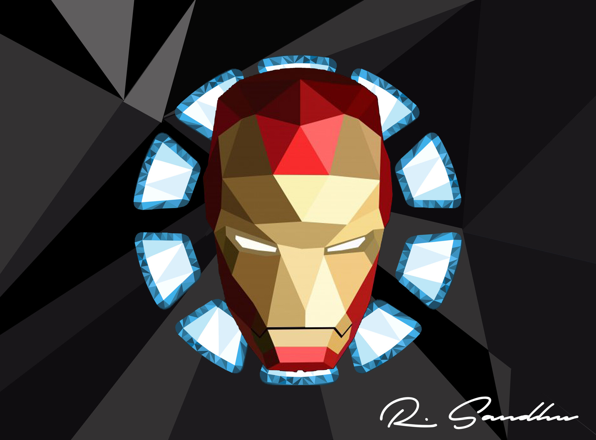 ArtStation - Iron Man Low Poly
