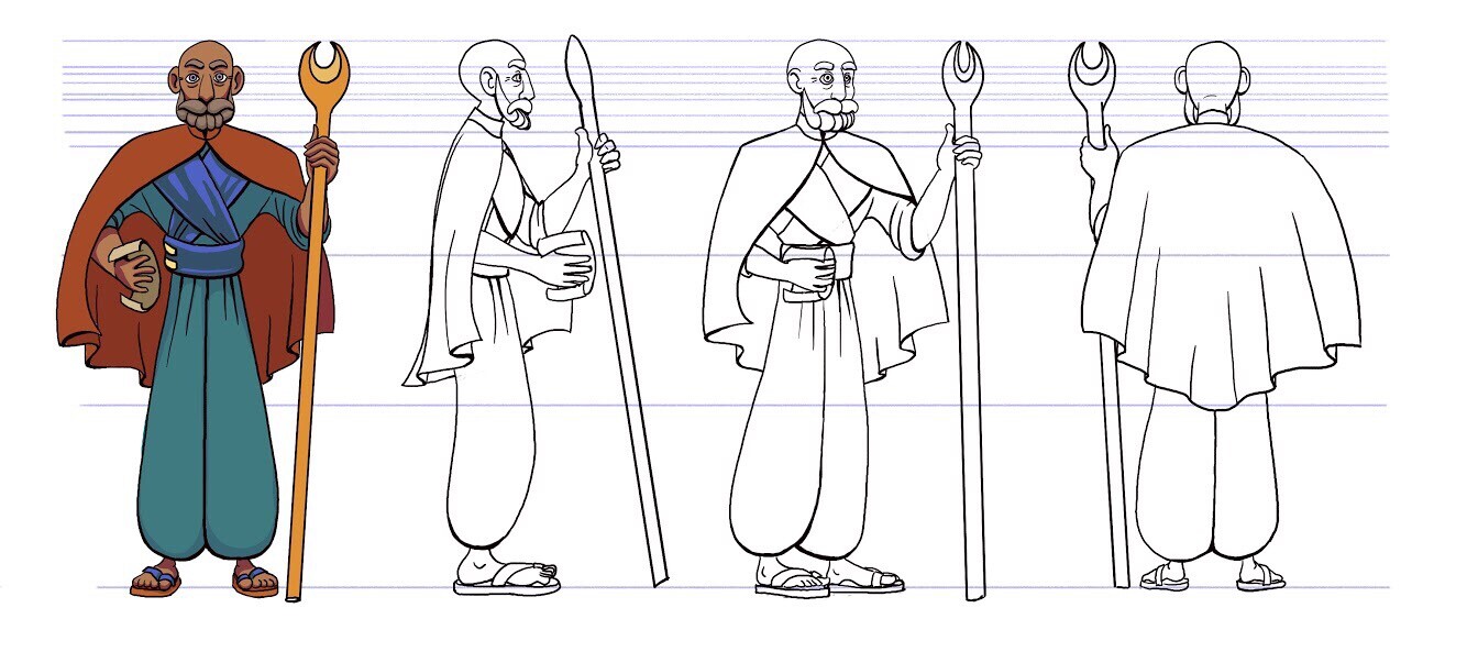 ArtStation - Character design: kind scholar