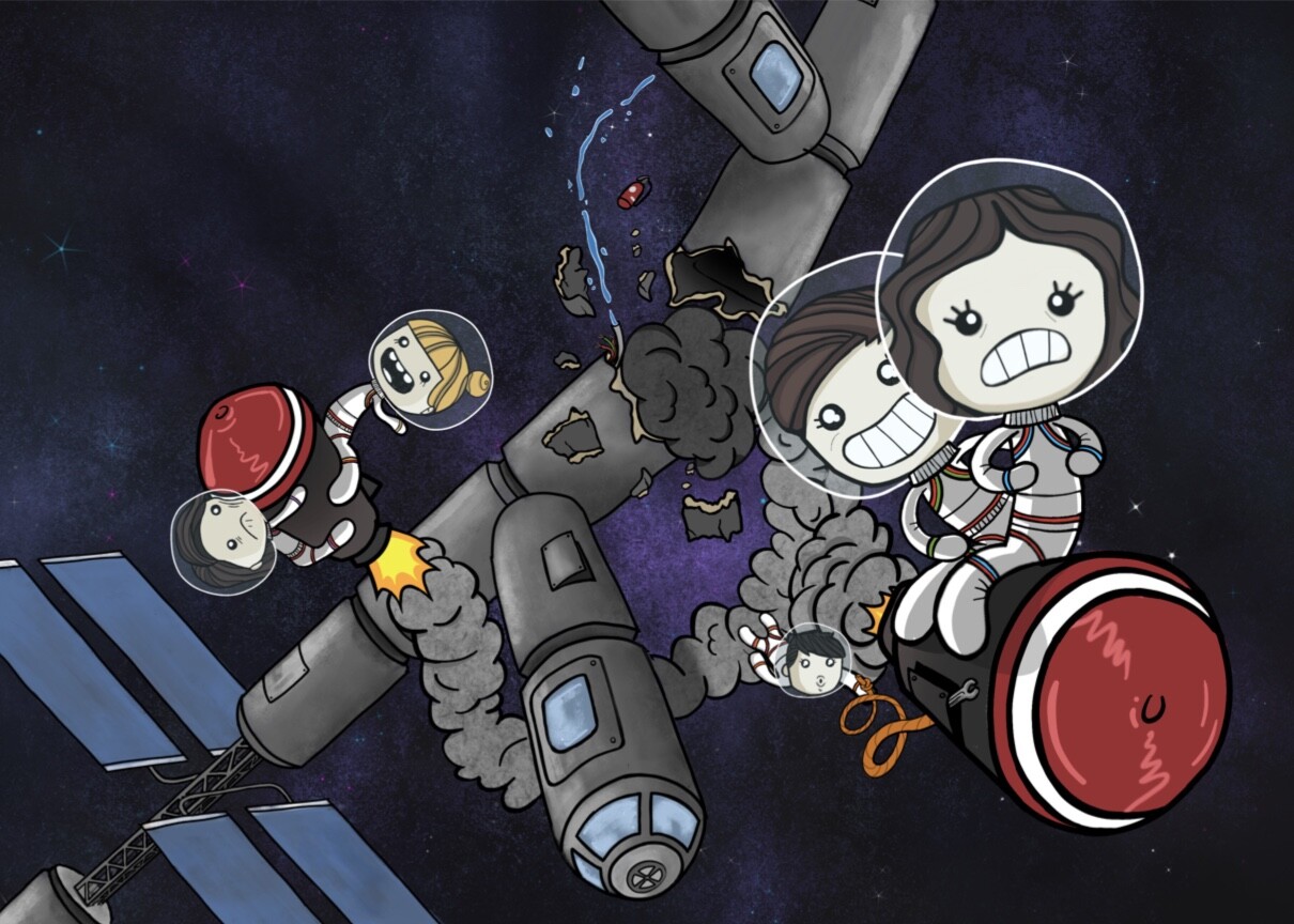 ArtStation - Trouble on the ISS 🚀