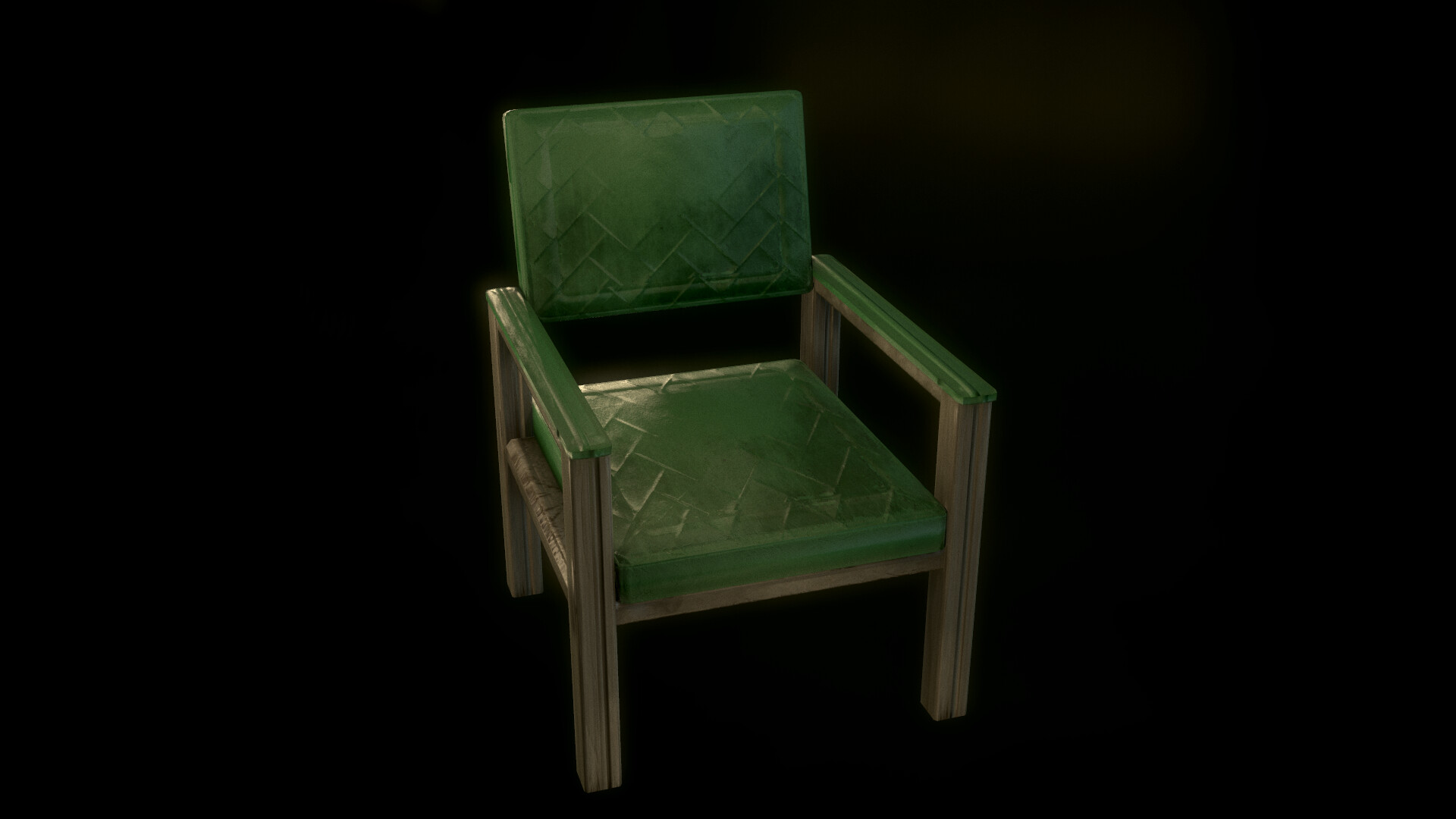 ArtStation - - Green Chair