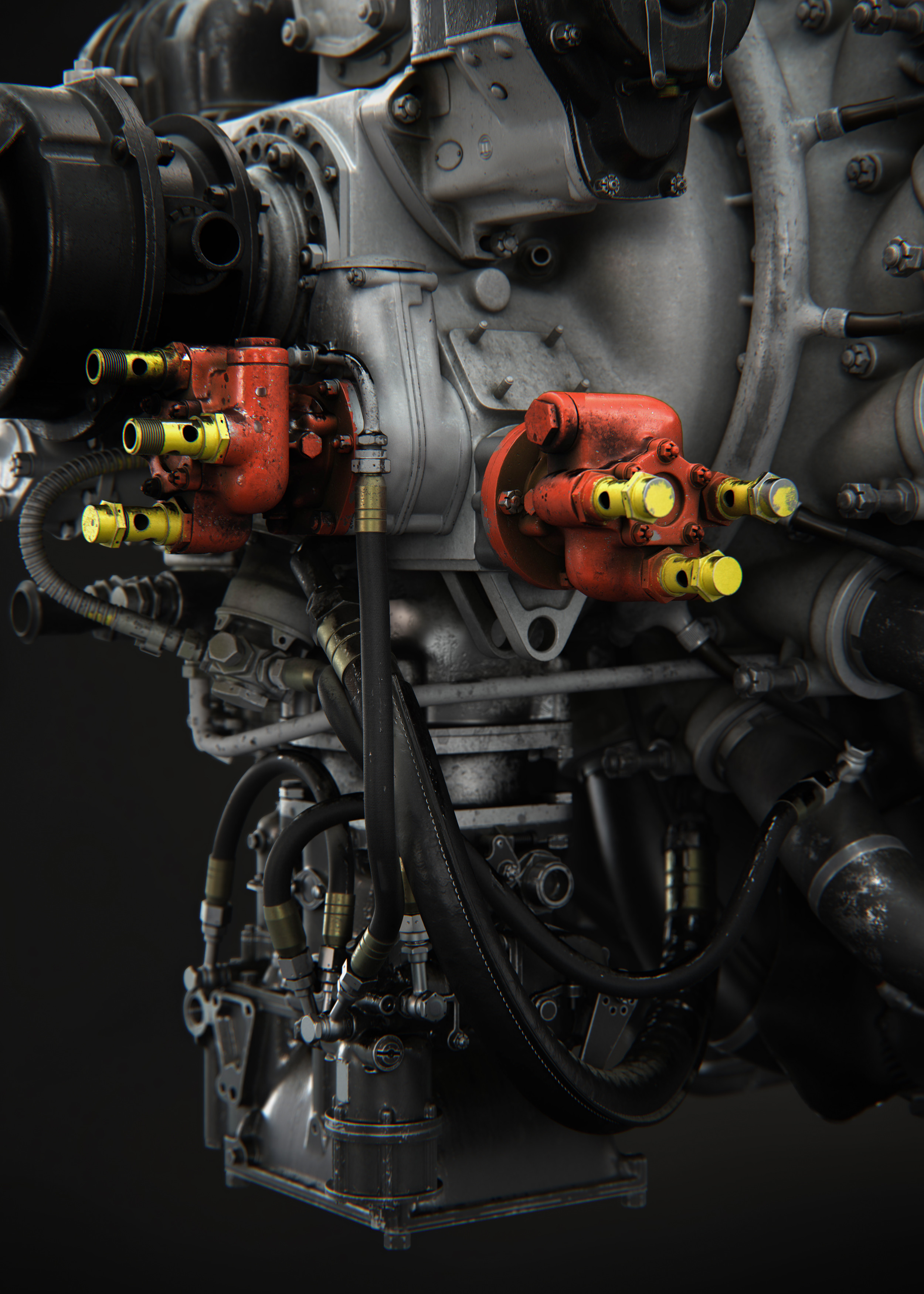 Emanuel Polcovnicu - IAR 14K - Radial Engine