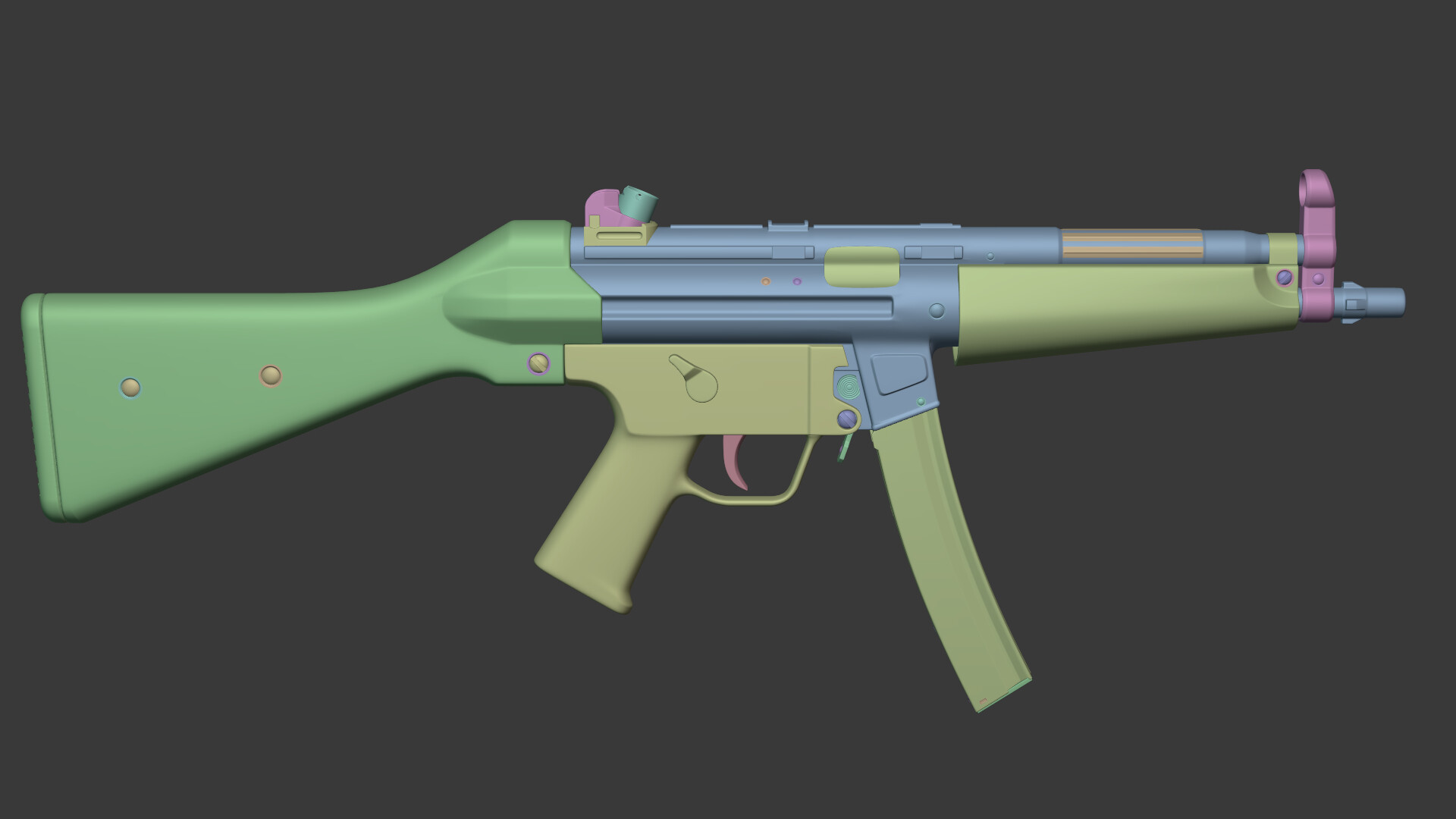 Loldo - MP5 High Poly