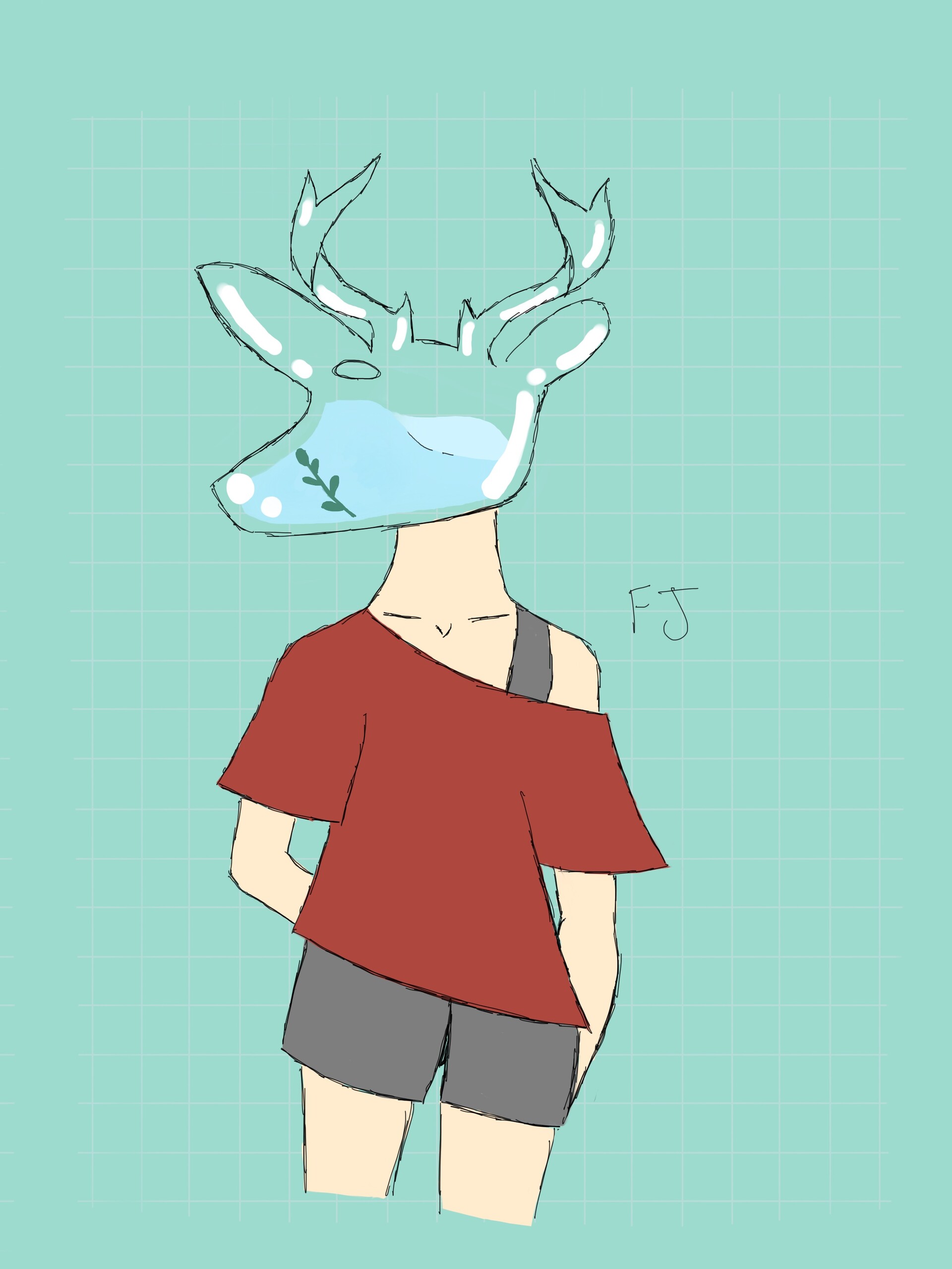 ArtStation - Bubble Deer Head