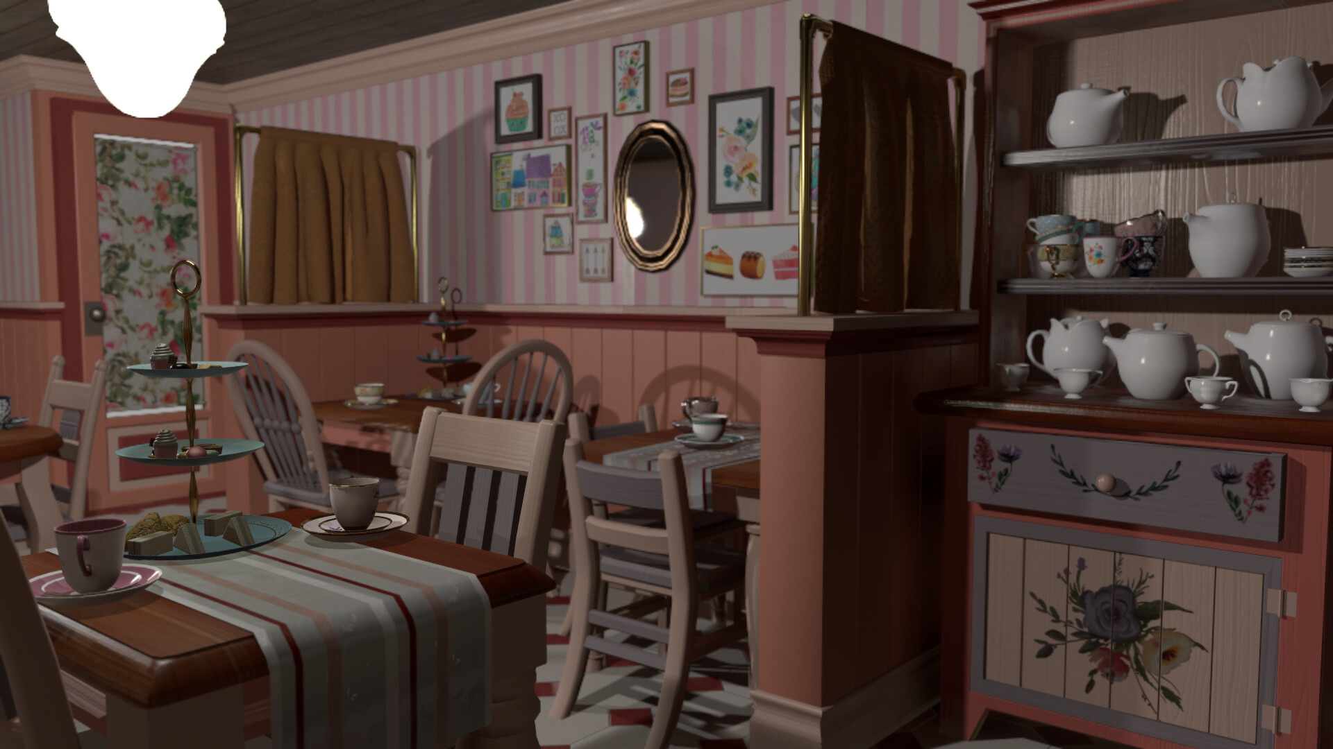 ArtStation - The Tea Room WIP