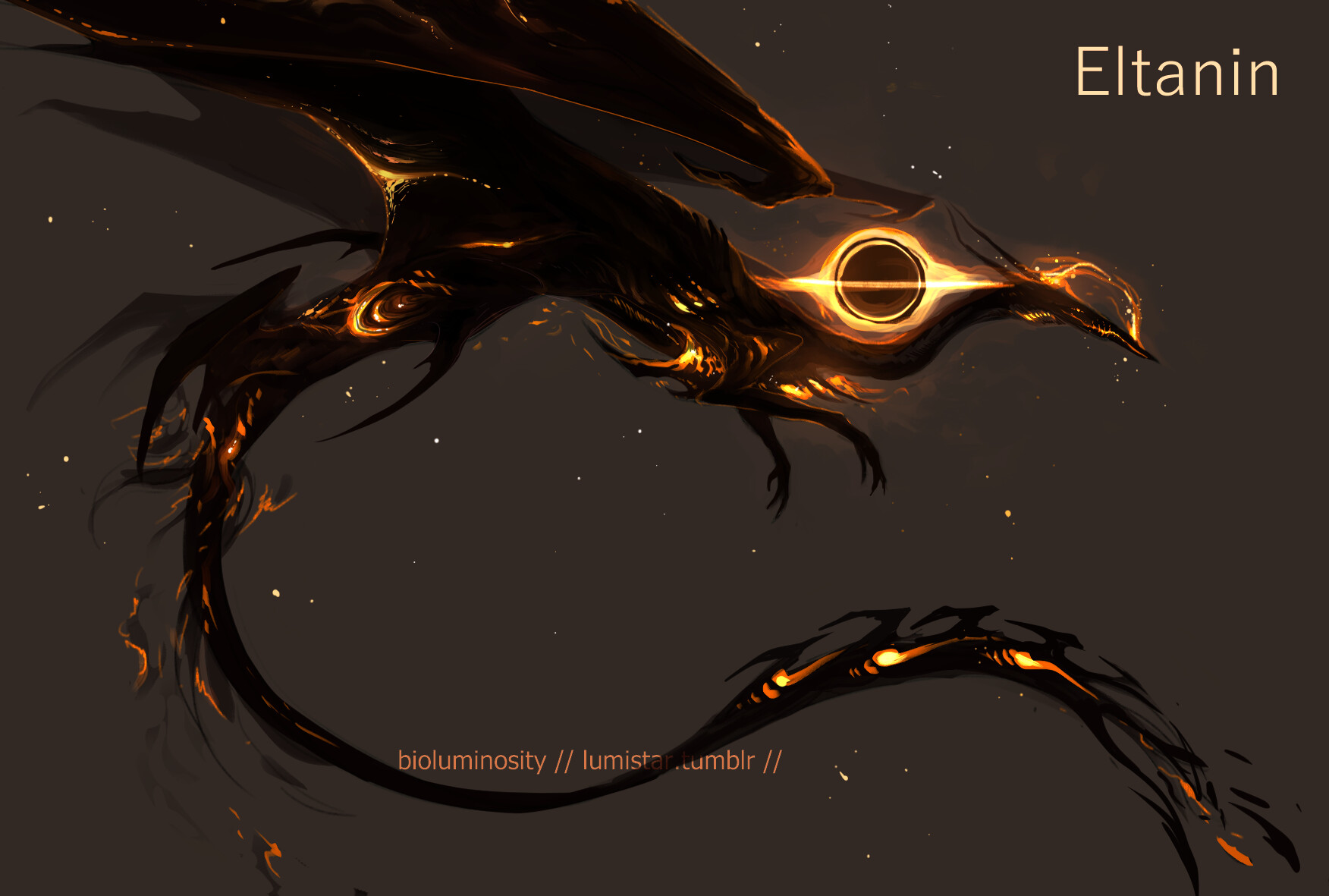 Aster Clarke - Eltanin (space dragon design)