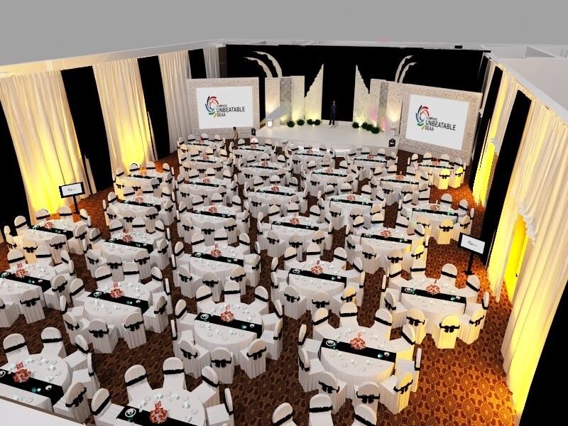 ArtStation - 3D layout gathering event