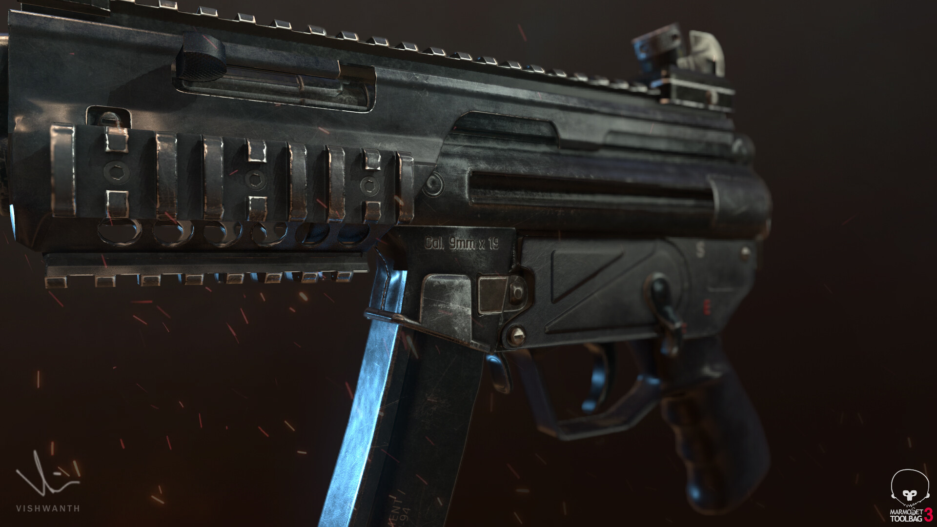 ArtStation - MP5K light tactical gun