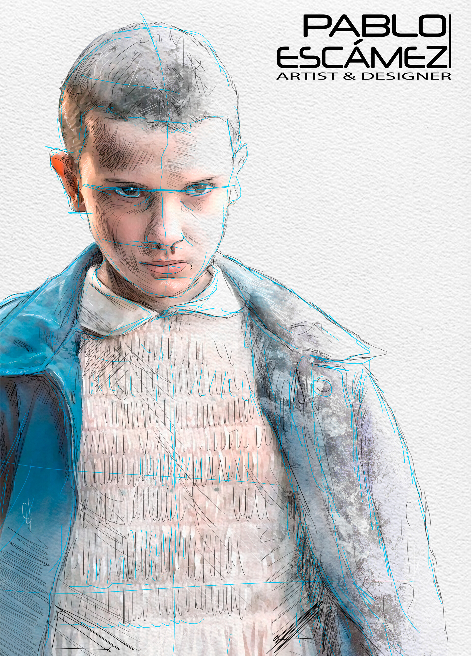 ArtStation - Eleven Stranger Things