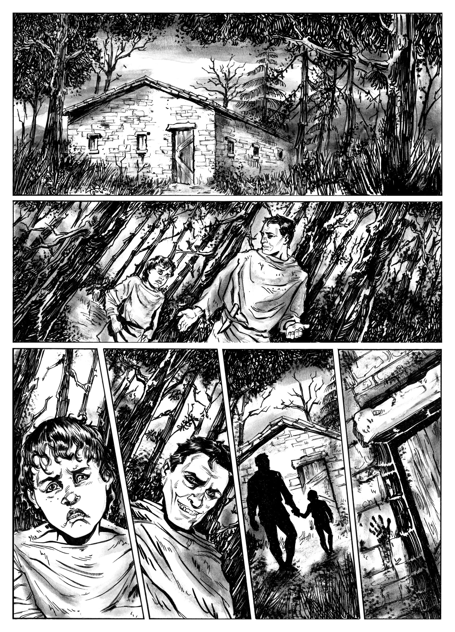 ArtStation - comic page (cannibal family 17 Edizioni Inkiostro)