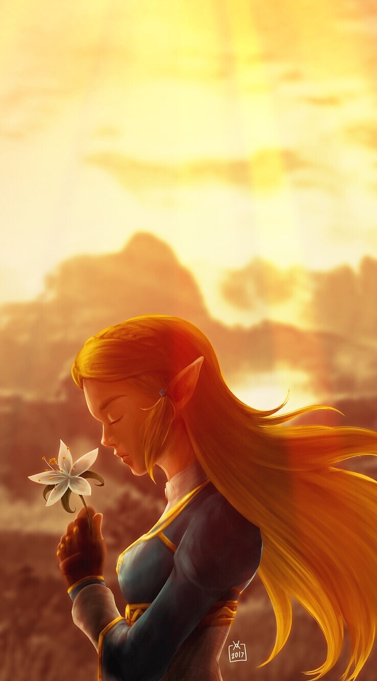 ArtStation - Zelda Painting