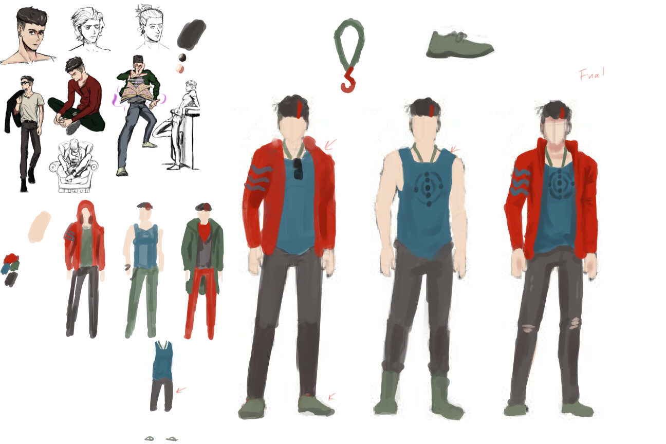 ProfSweets - "Crimson" Character Redesigns