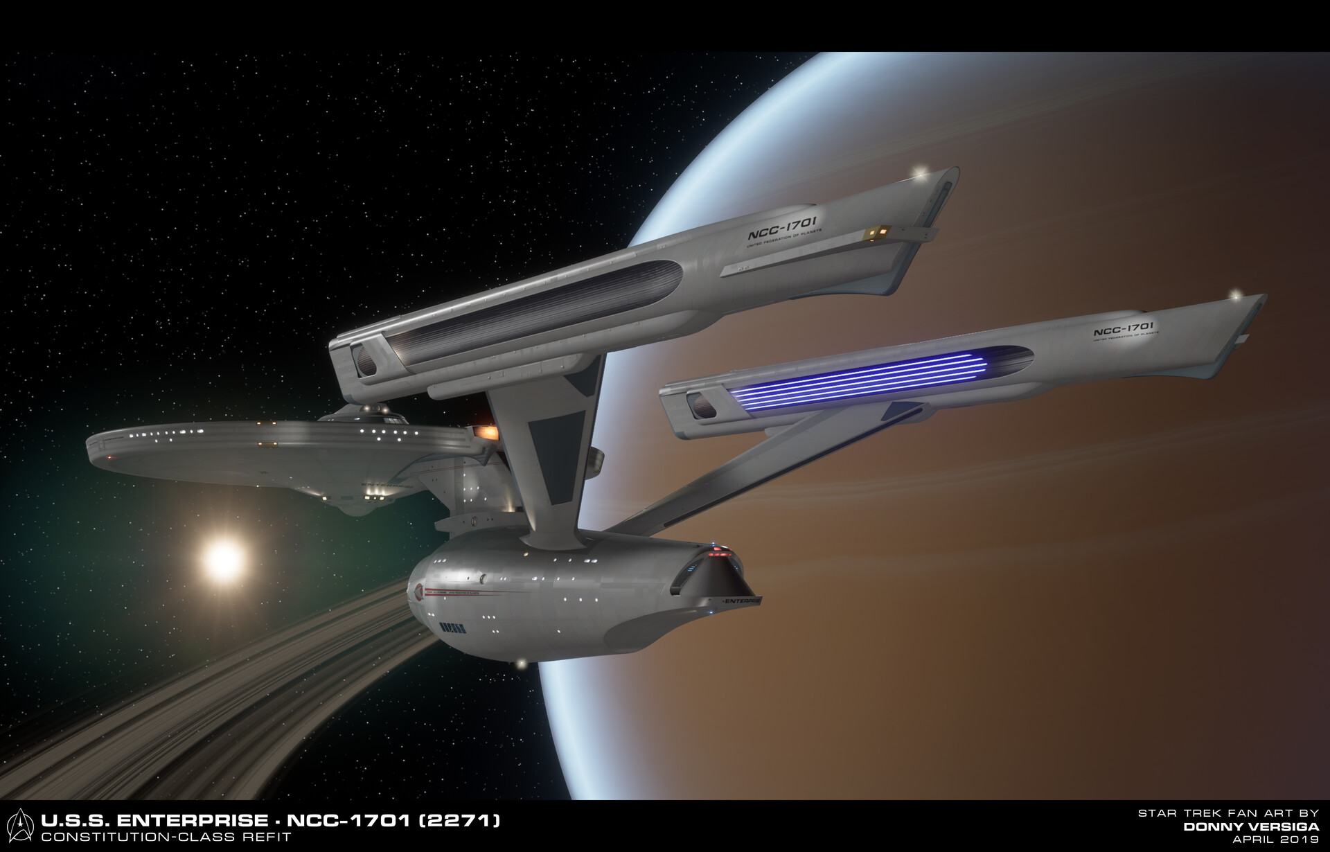 Donny Versiga - U.S.S. Enterprise NCC-1701 Refit (Star Trek: The Motion ...