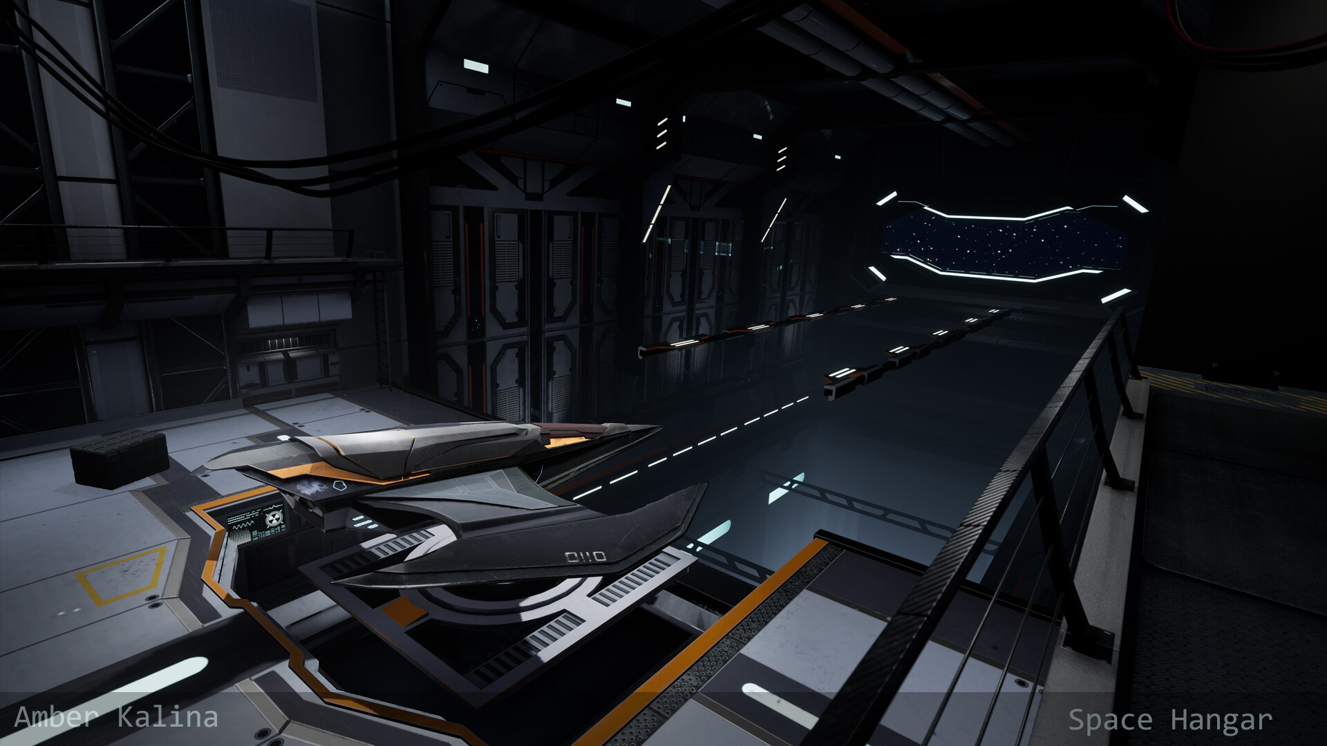 ArtStation - Razorback N-011 Space Hangar