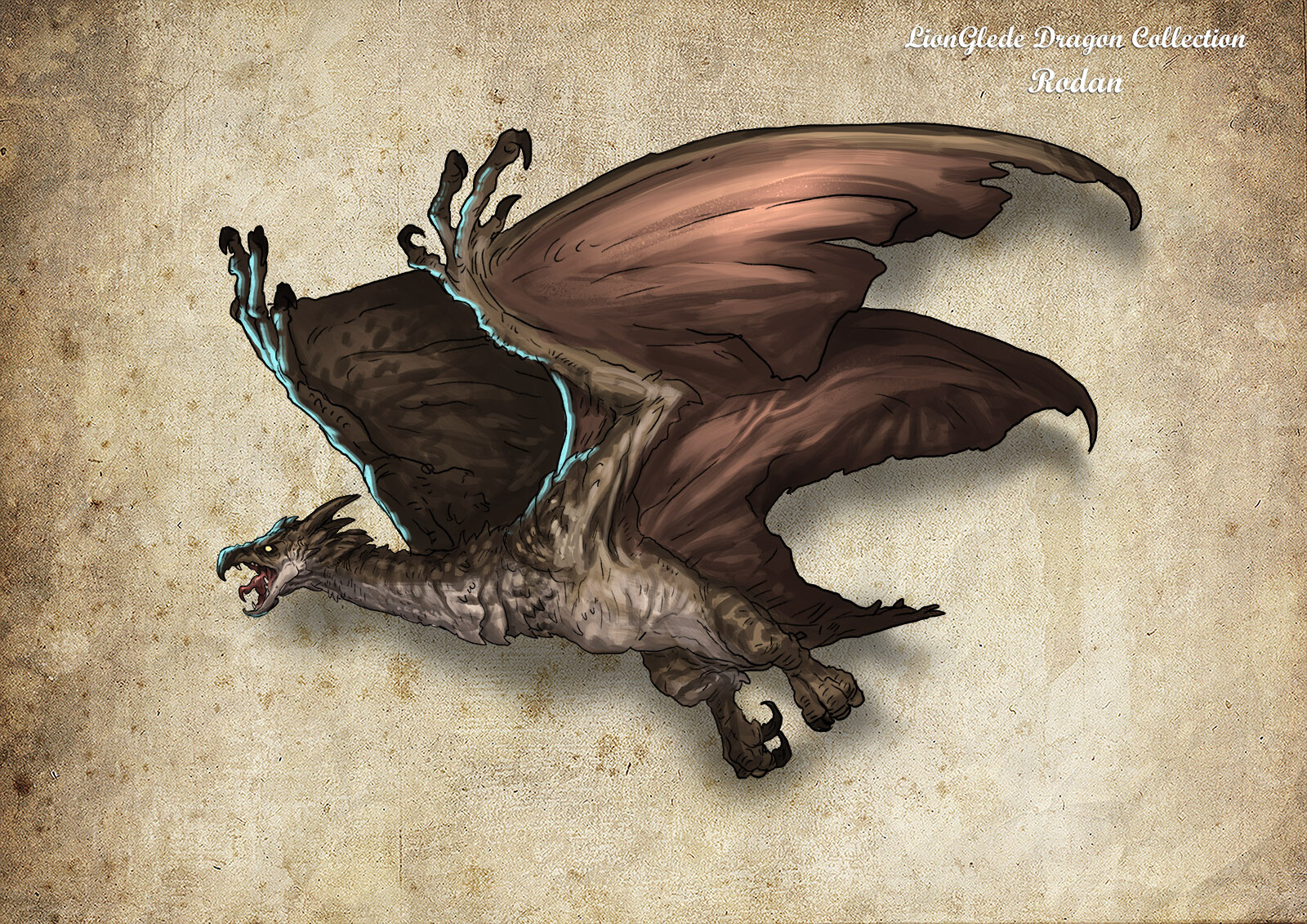 ArtStation - My personal Dragon Series: RODAN
