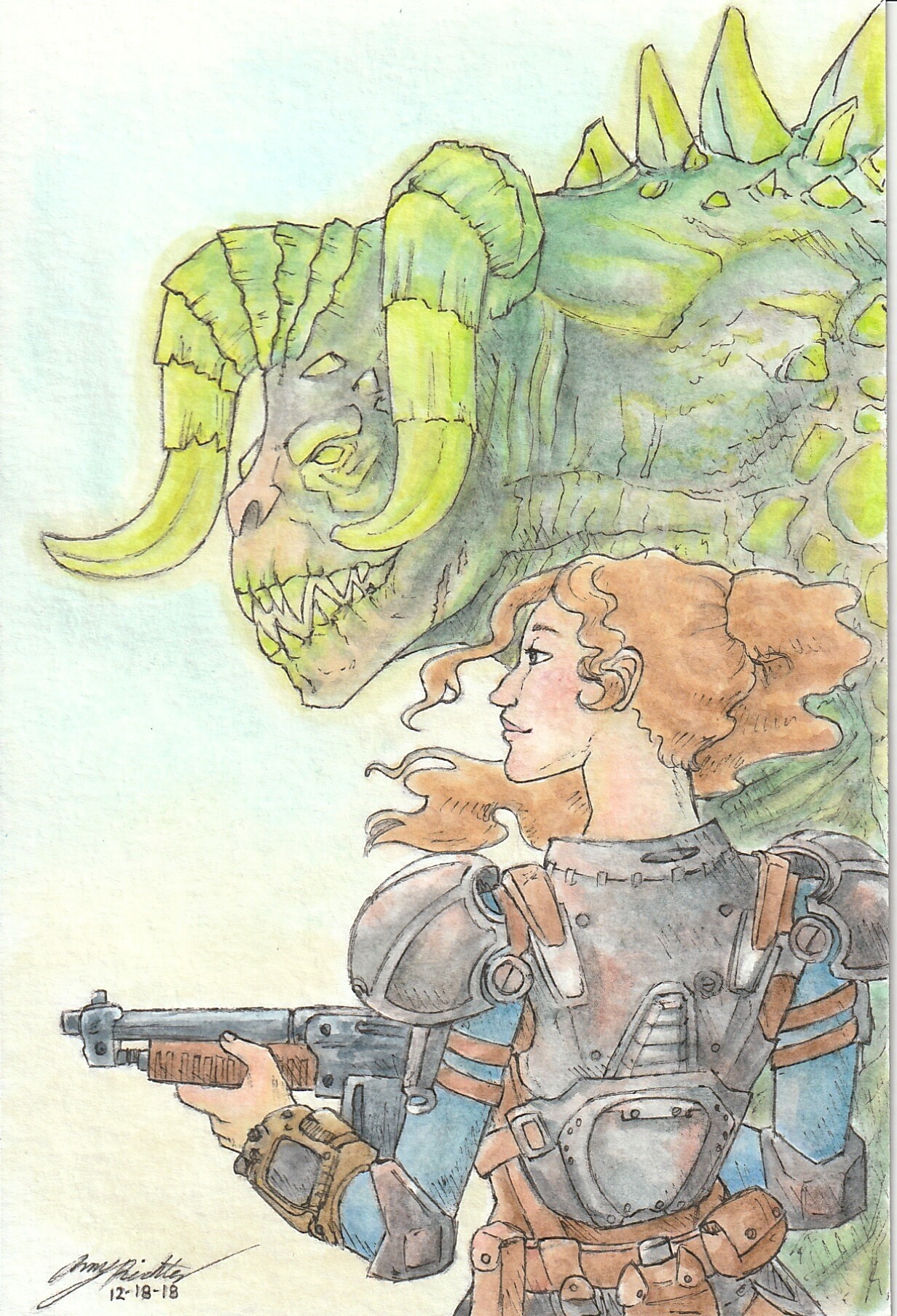 ArtStation - Deathclaw Dame