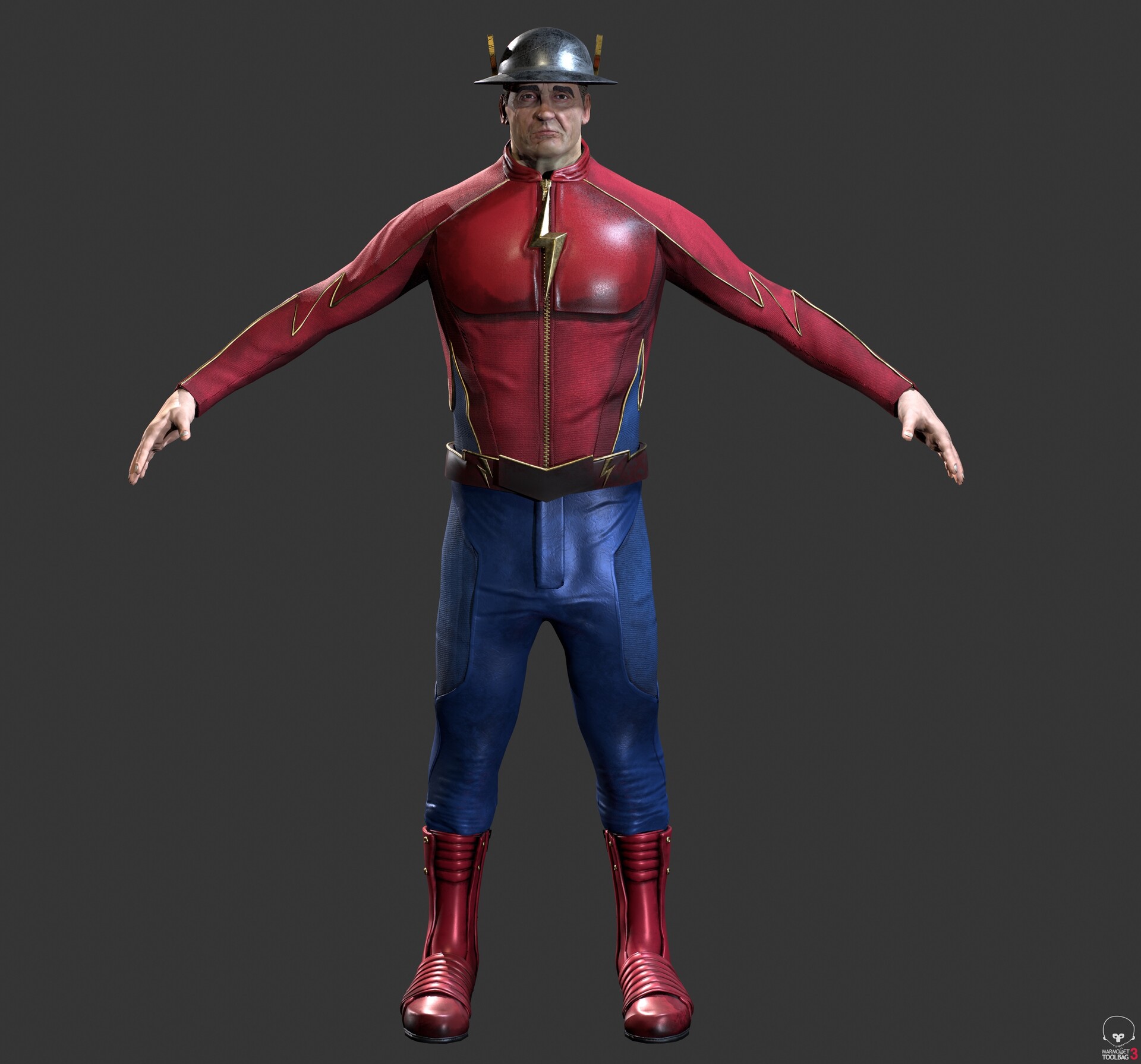 ArtStation - John Wesley Shipp jr as earth 3 flash