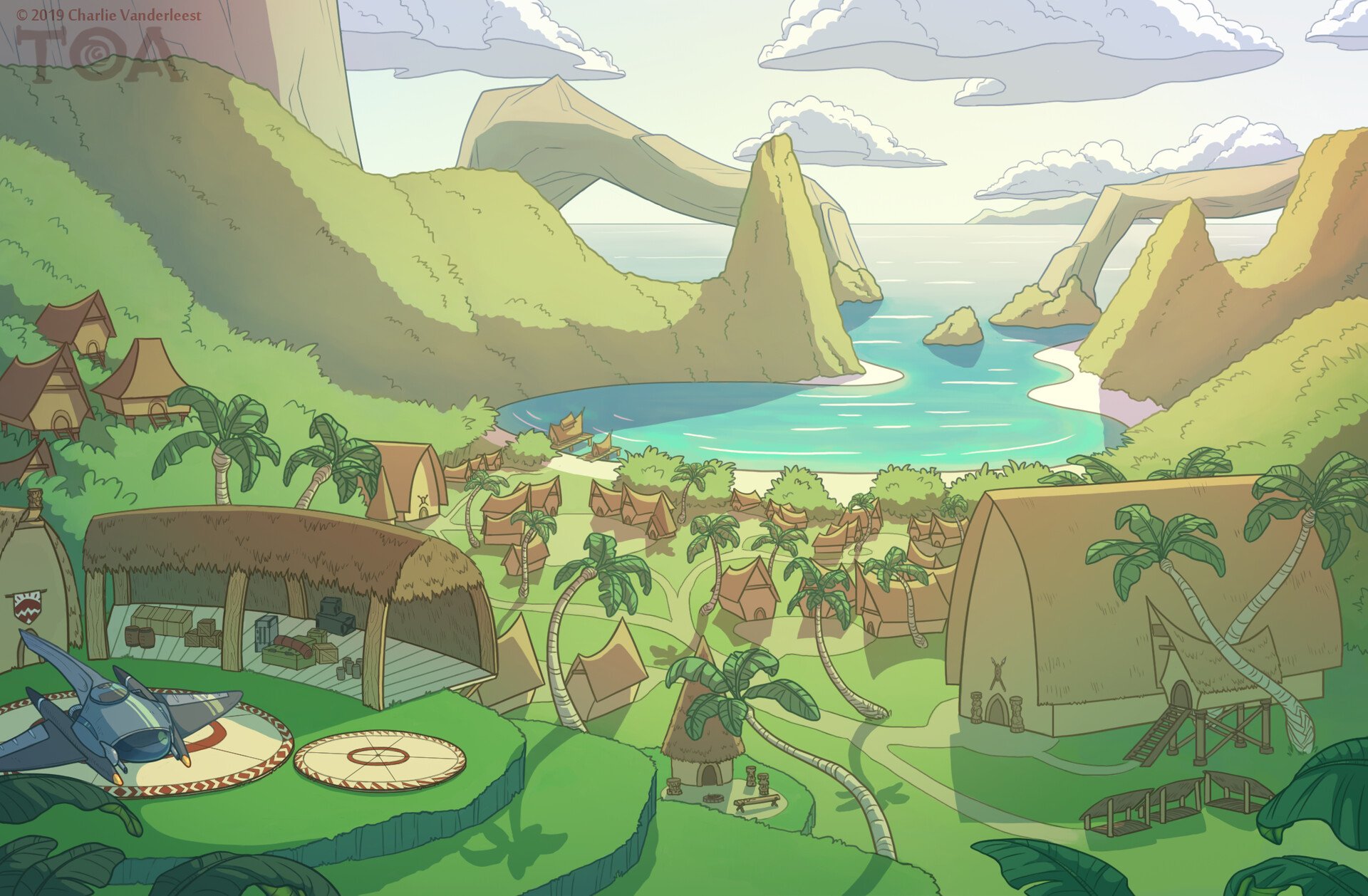 ArtStation - Toa: Home Village