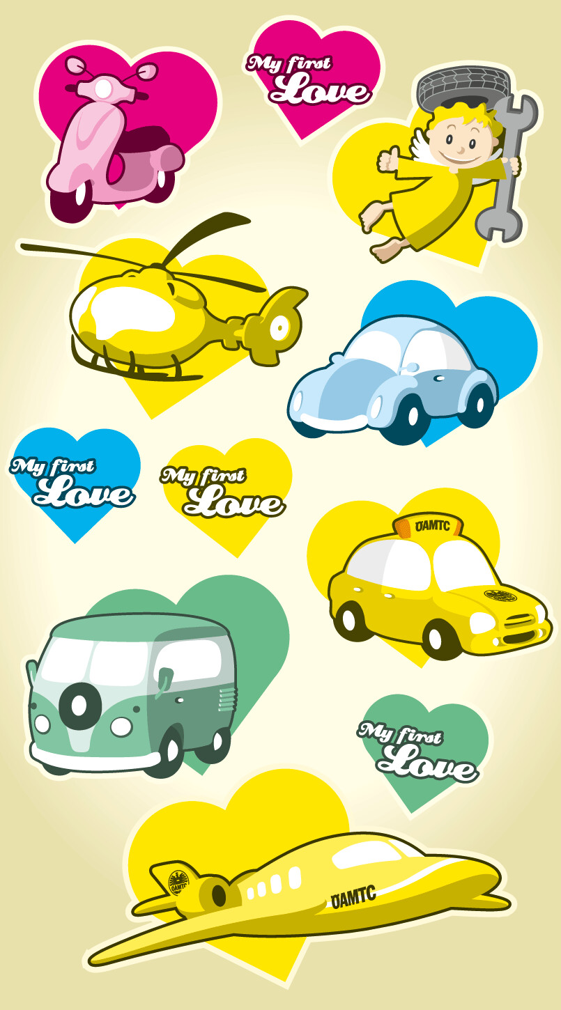 ArtStation - Vehicle sticker designs