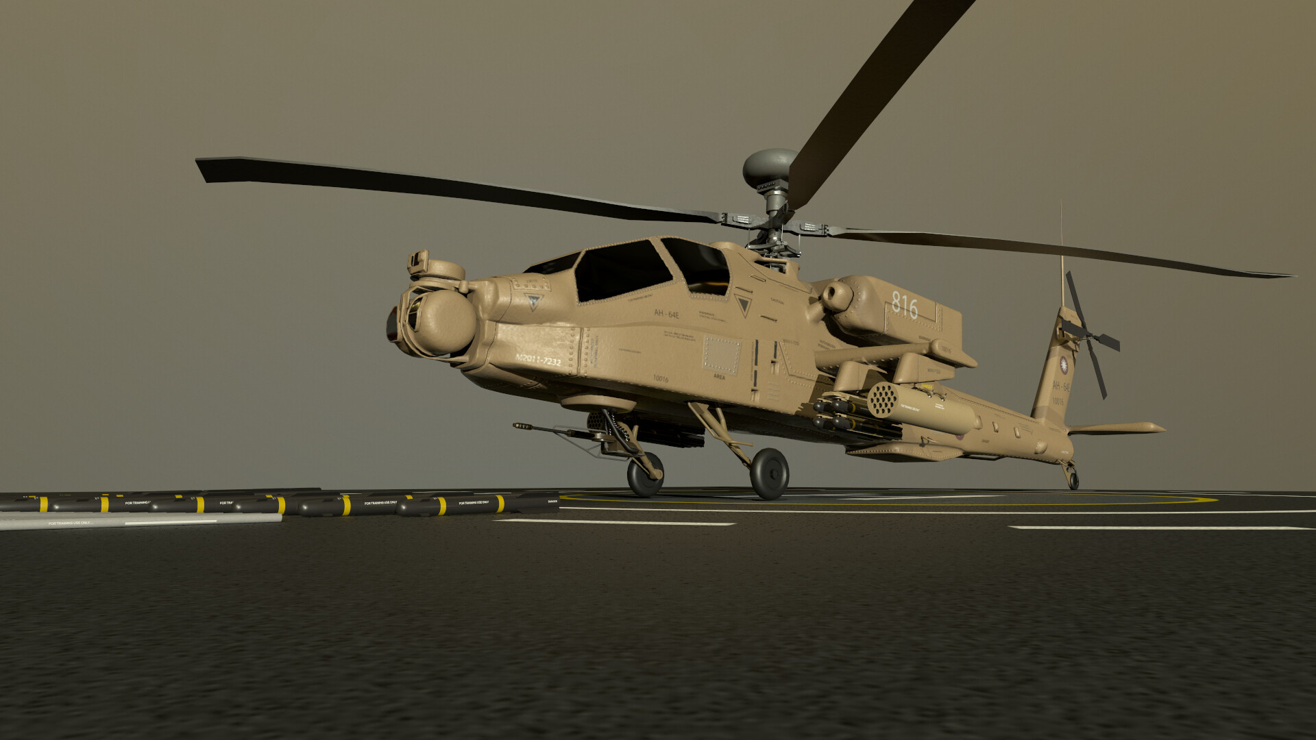 ArtStation - Boeing AH-64E Apache Guardian