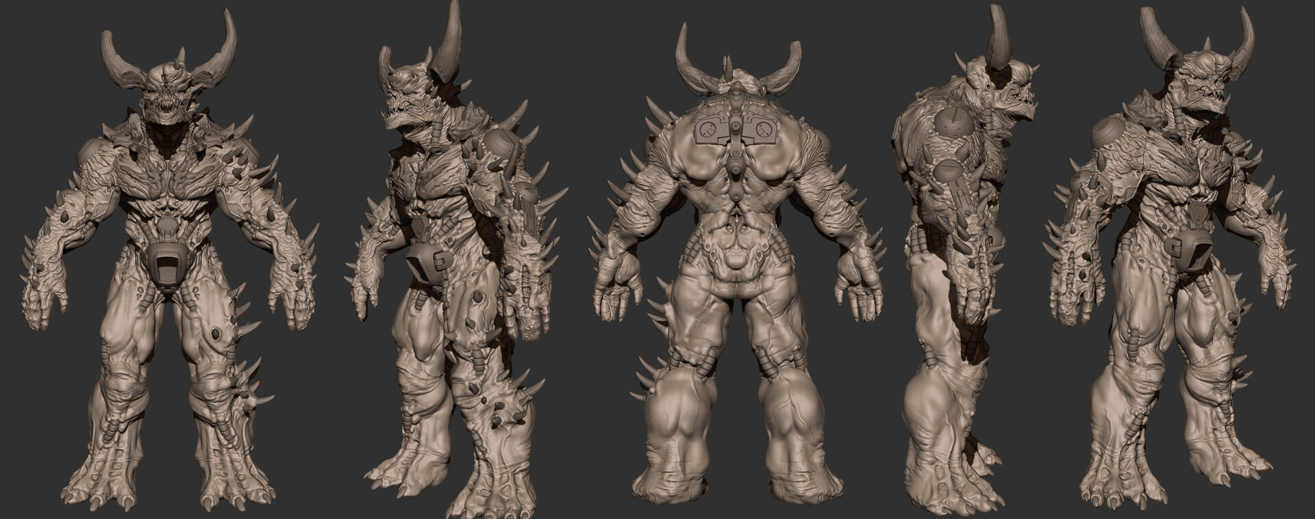 ArtStation - Cyber Demon WIP