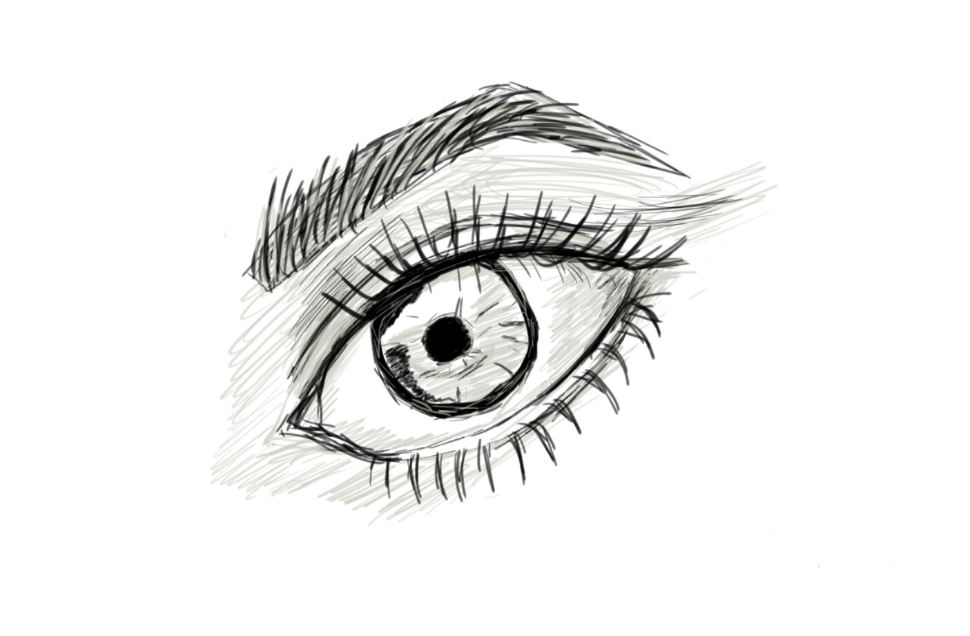 ArtStation - First Drawing - Human Eye
