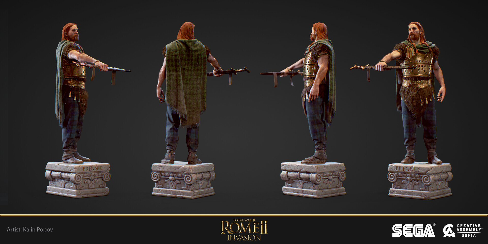 ArtStation - Rome II: Invasion - Brennus