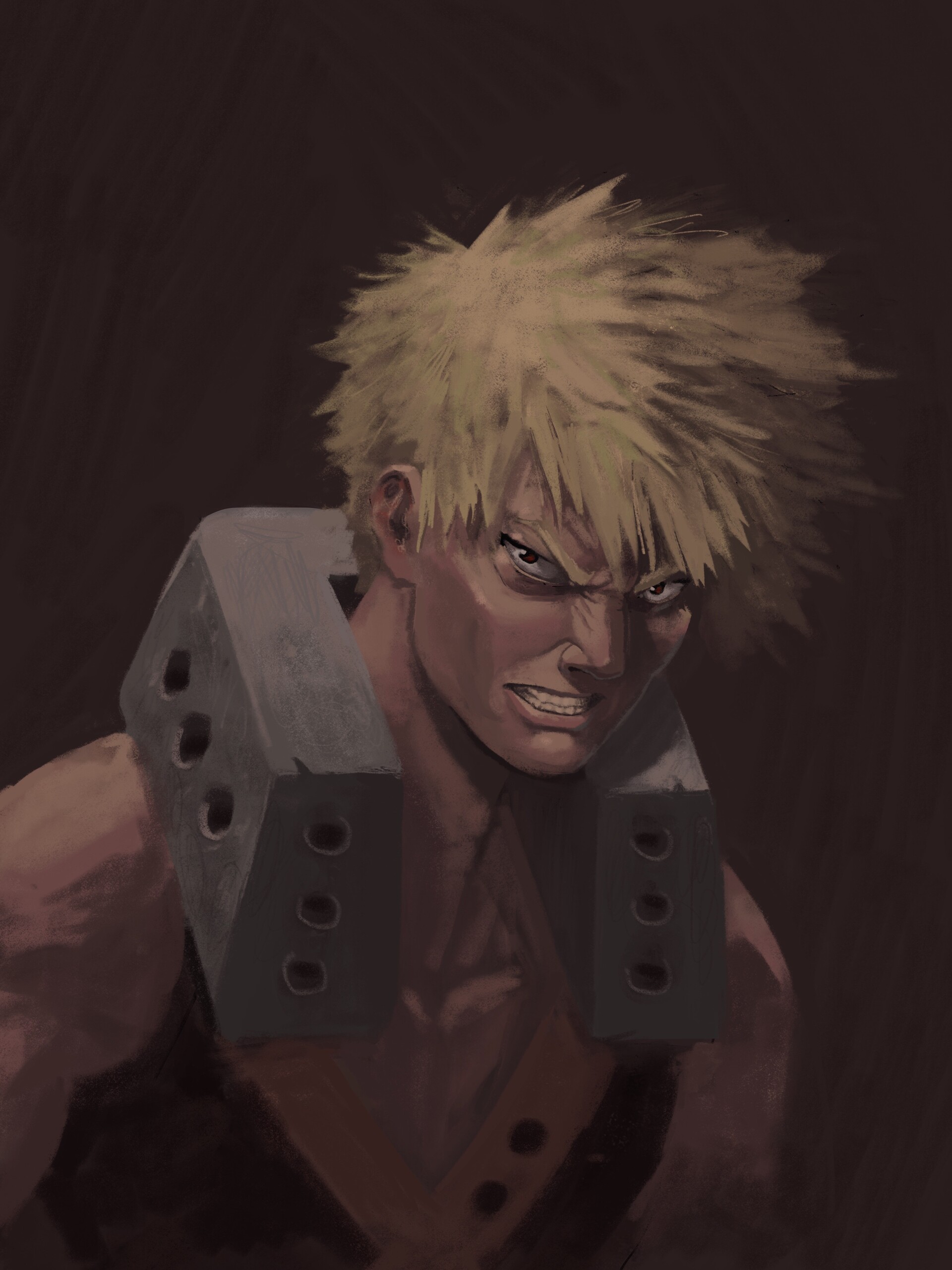 ArtStation - Katsuki Bakugo portrait