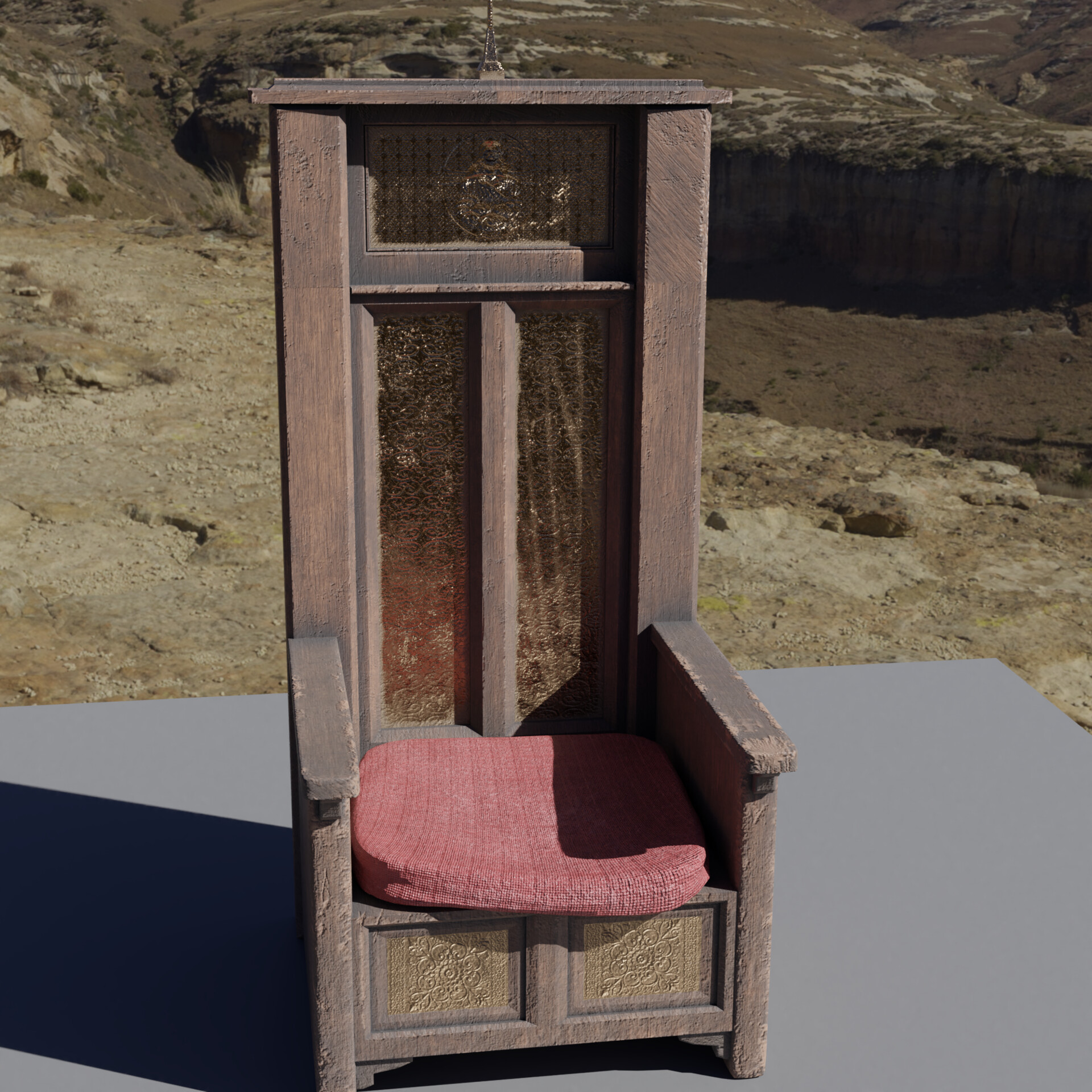 ArtStation - Medieval throne