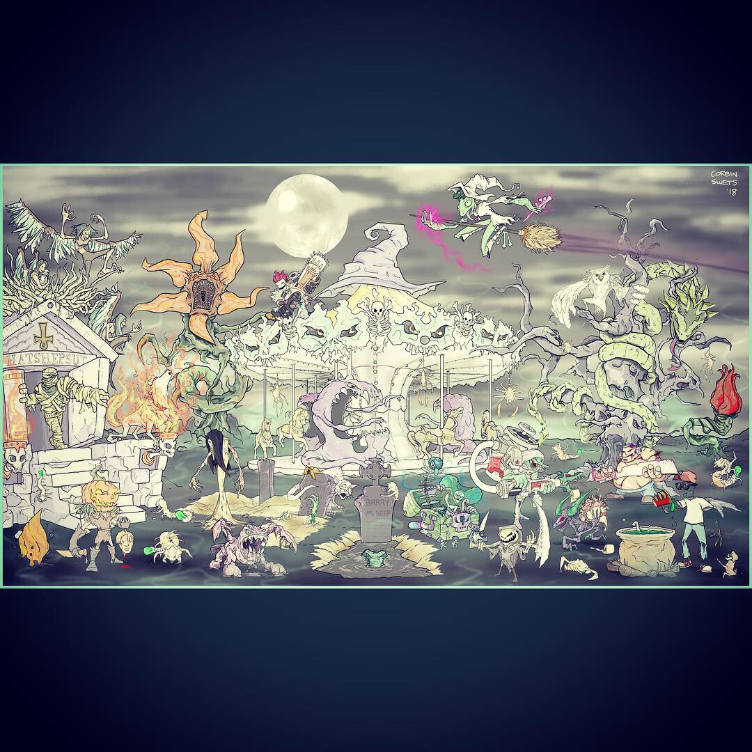 ArtStation - Drawtober 2018
