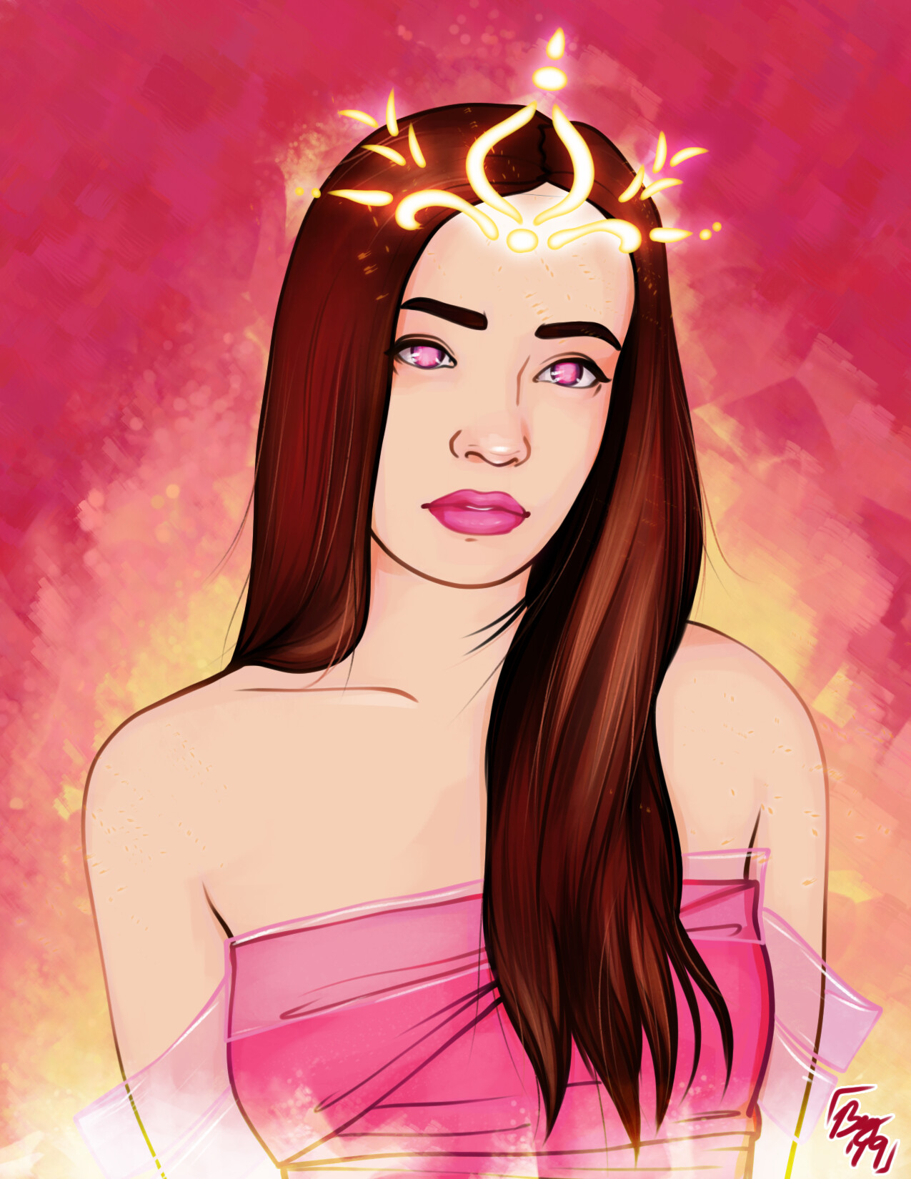 ArtStation - Pink Goddess