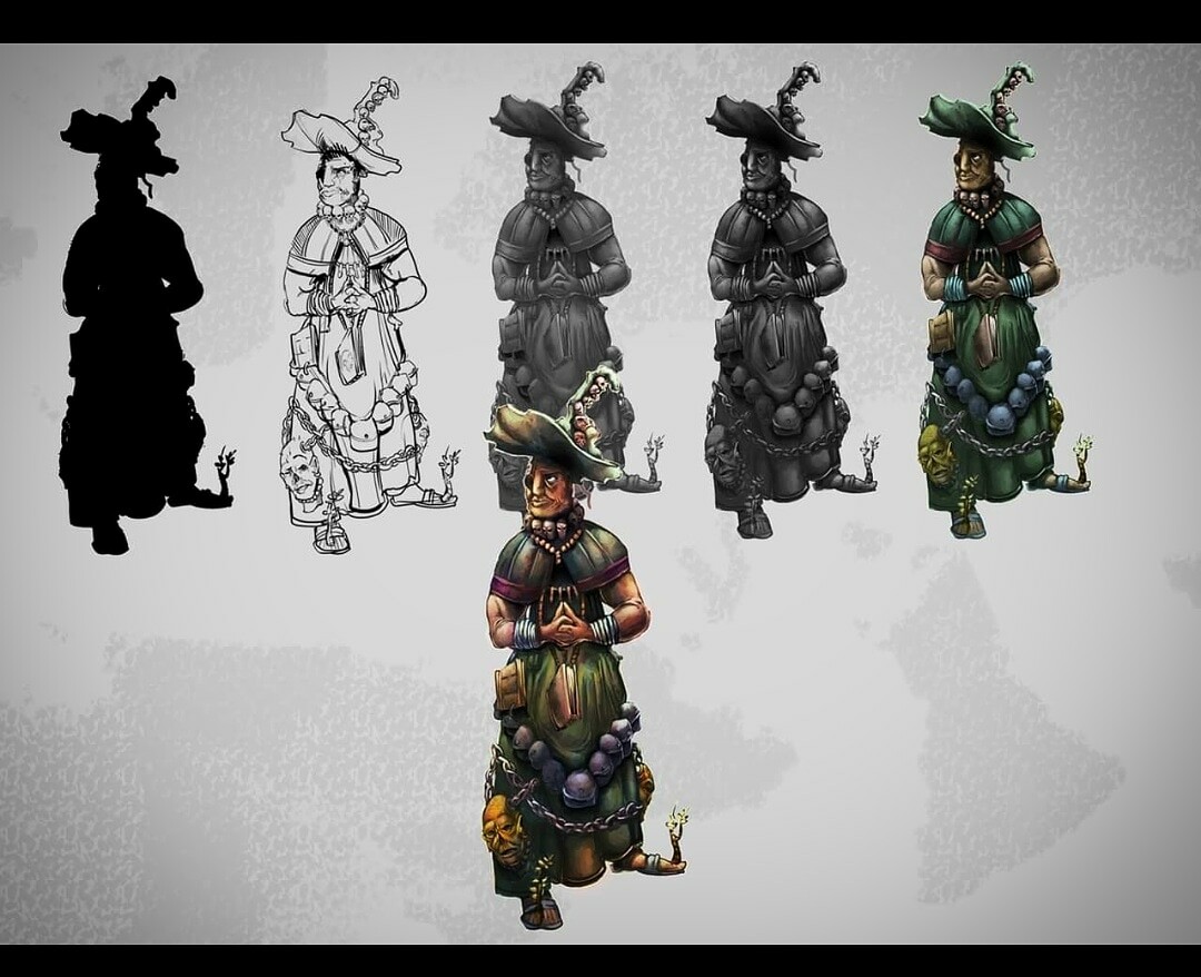 ArtStation - Male Witch Character