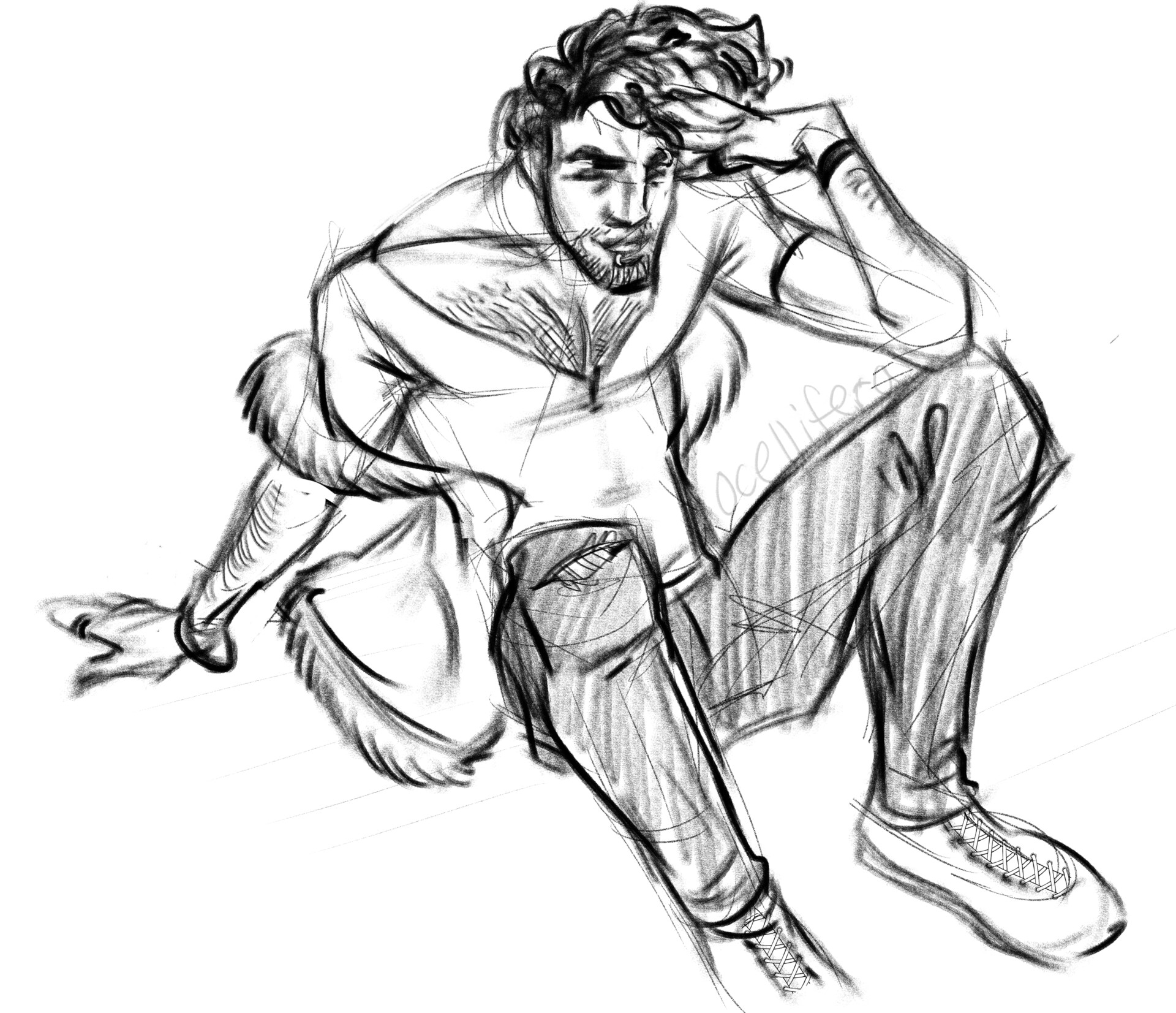 ArtStation - Black+White Sketches