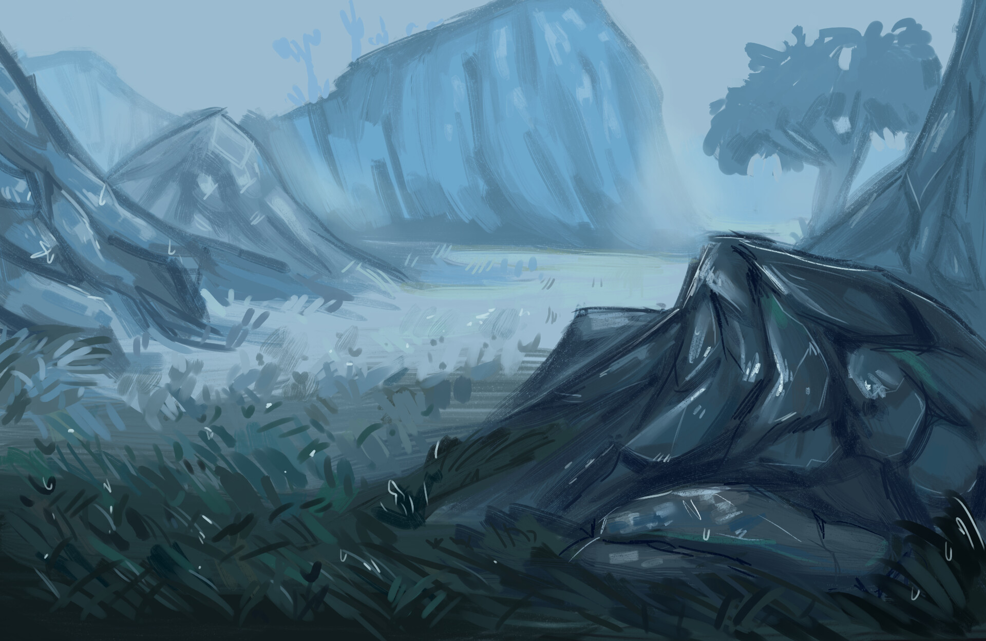 ArtStation - Rainy Valley