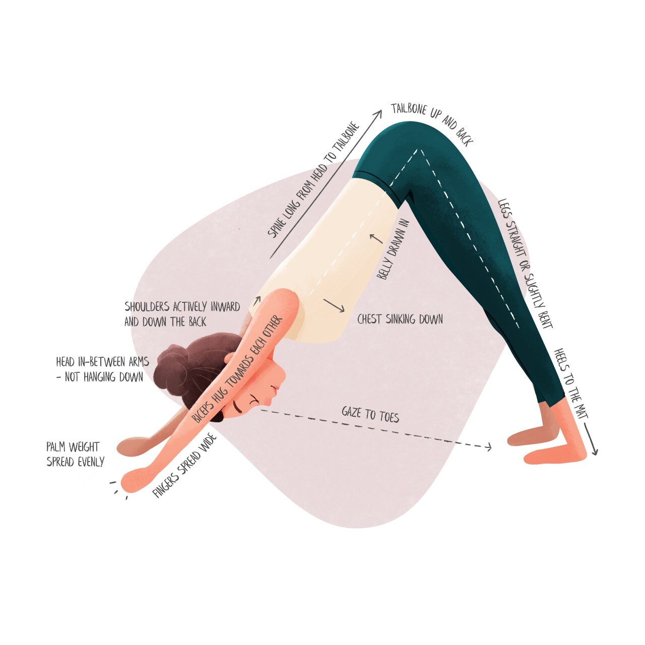 ArtStation - YOGA SERIES - Down Dog Pose