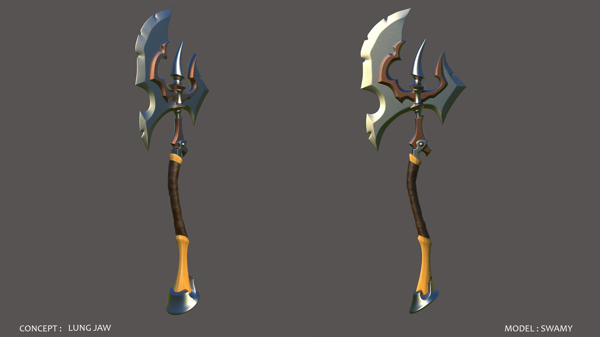 ArtStation - Axe and Lantern Props