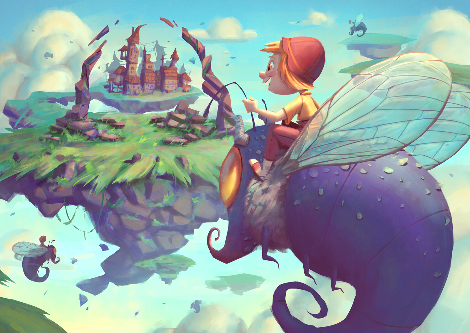 ArtStation - Floating city