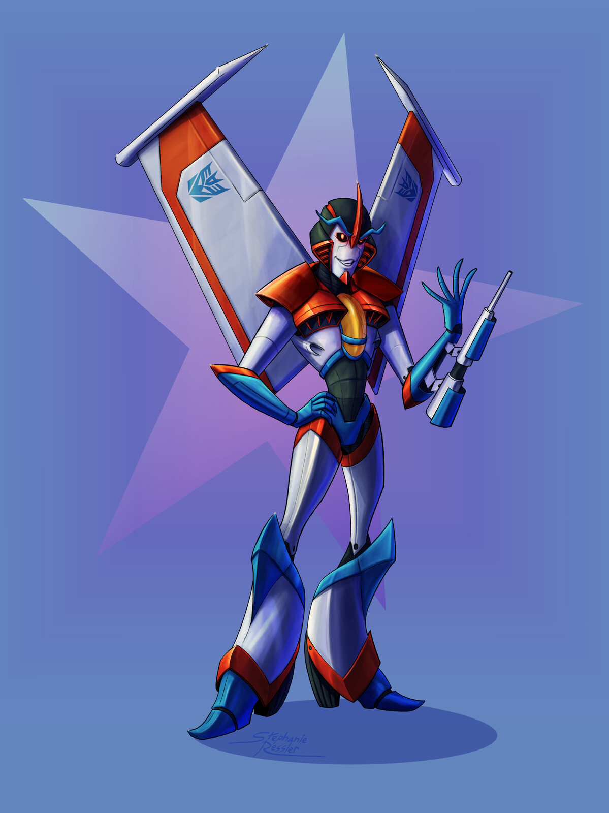 Stephanie "Stevie" Ressler - Starscream Redesign