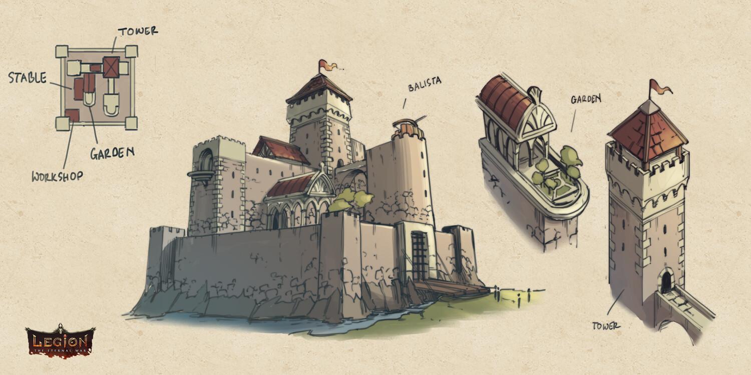 ArtStation - Castle Concept