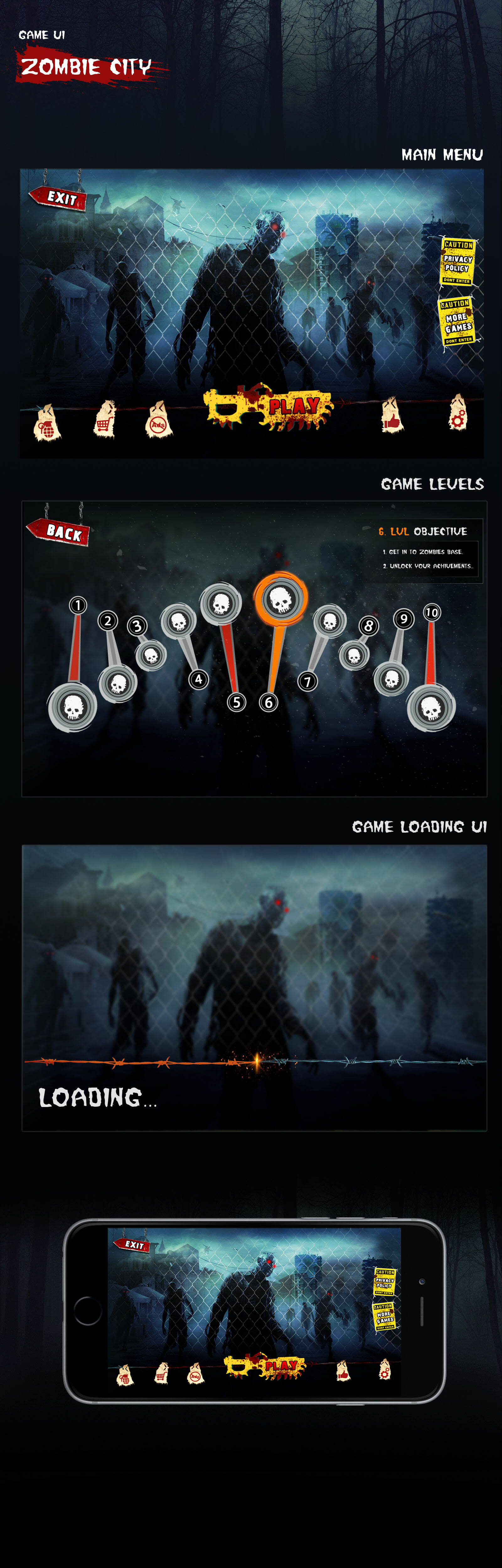 ArtStation - infected zone: zombie game