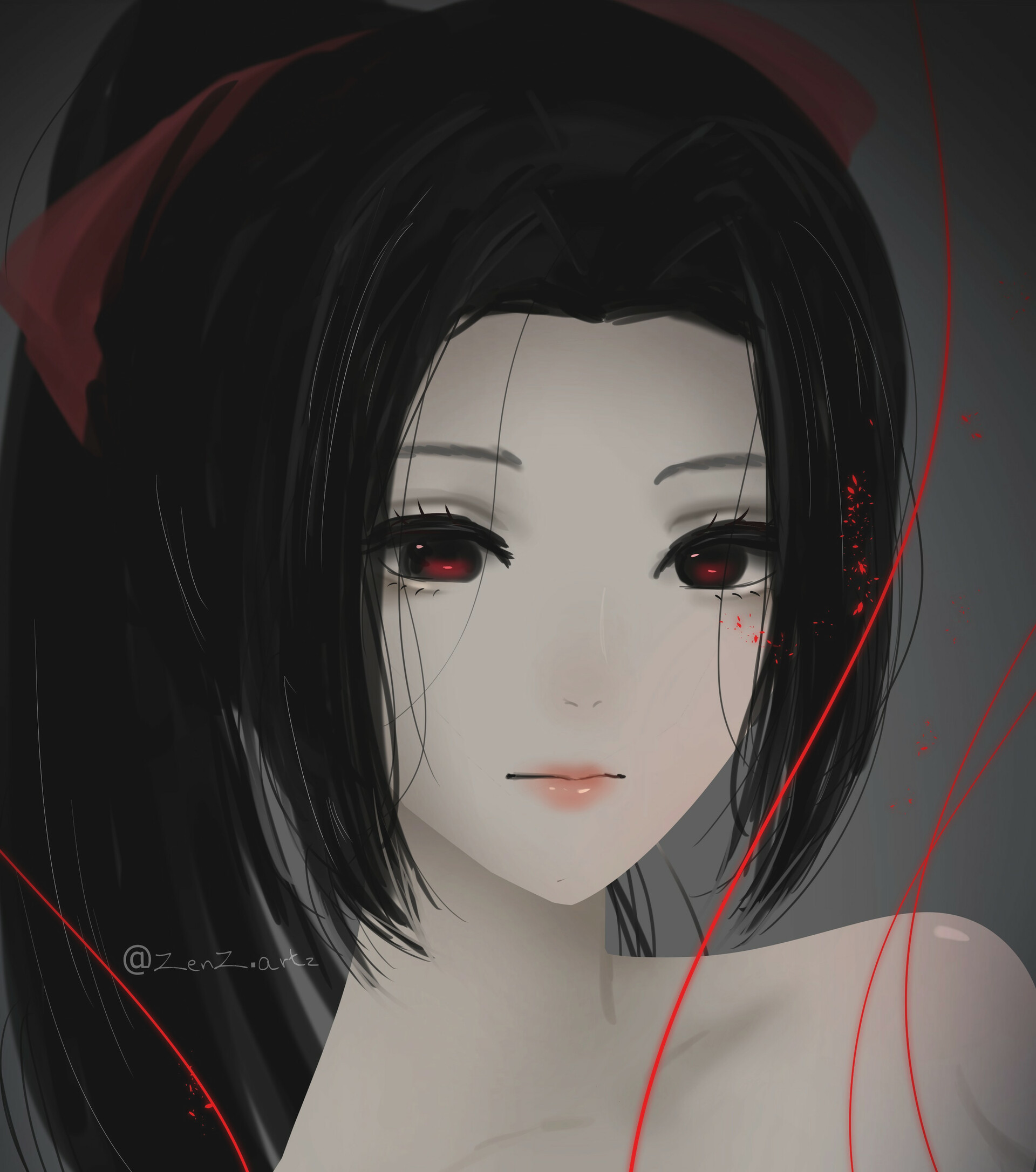 ArtStation - Hanabi The Scarlet