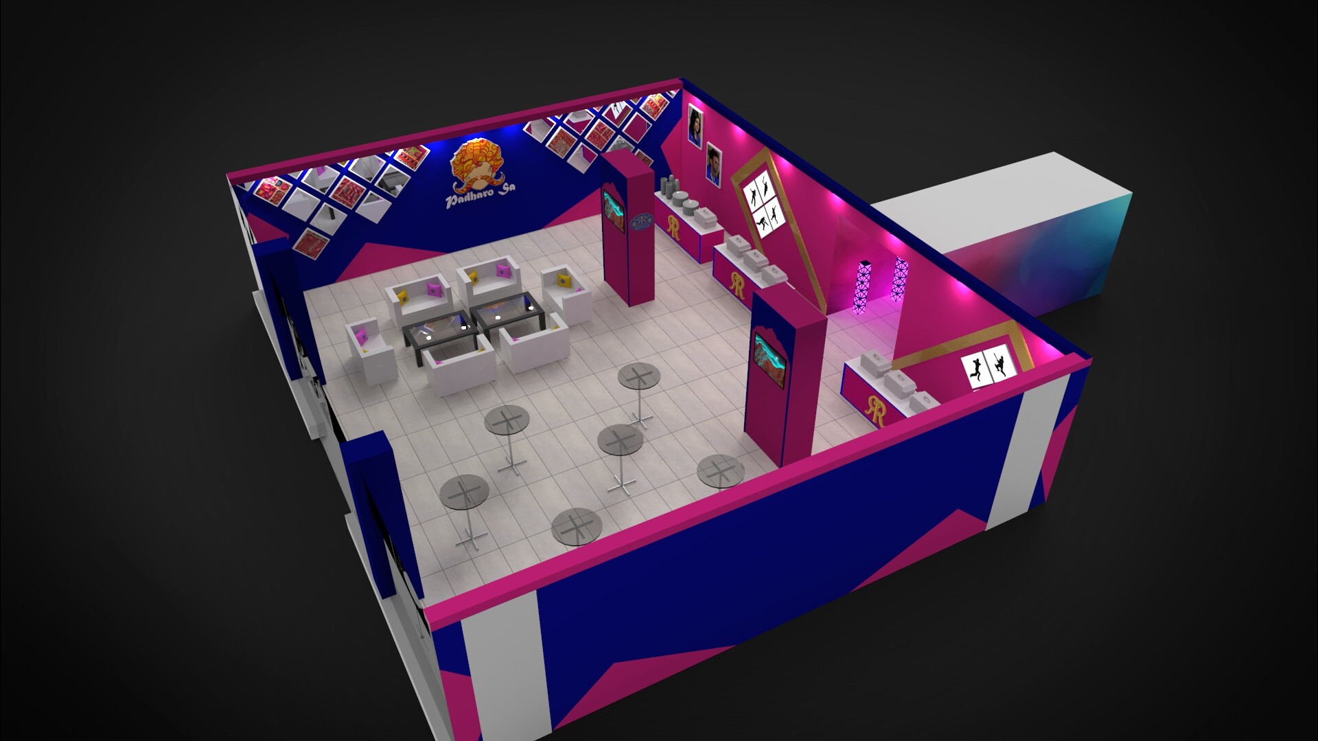 ArtStation - Owners Room of Rajasthan Royal ipl 2019