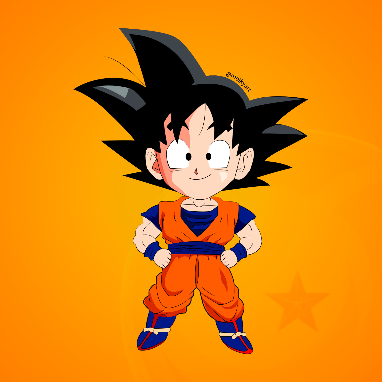 Meiky Art - Goku Chibi