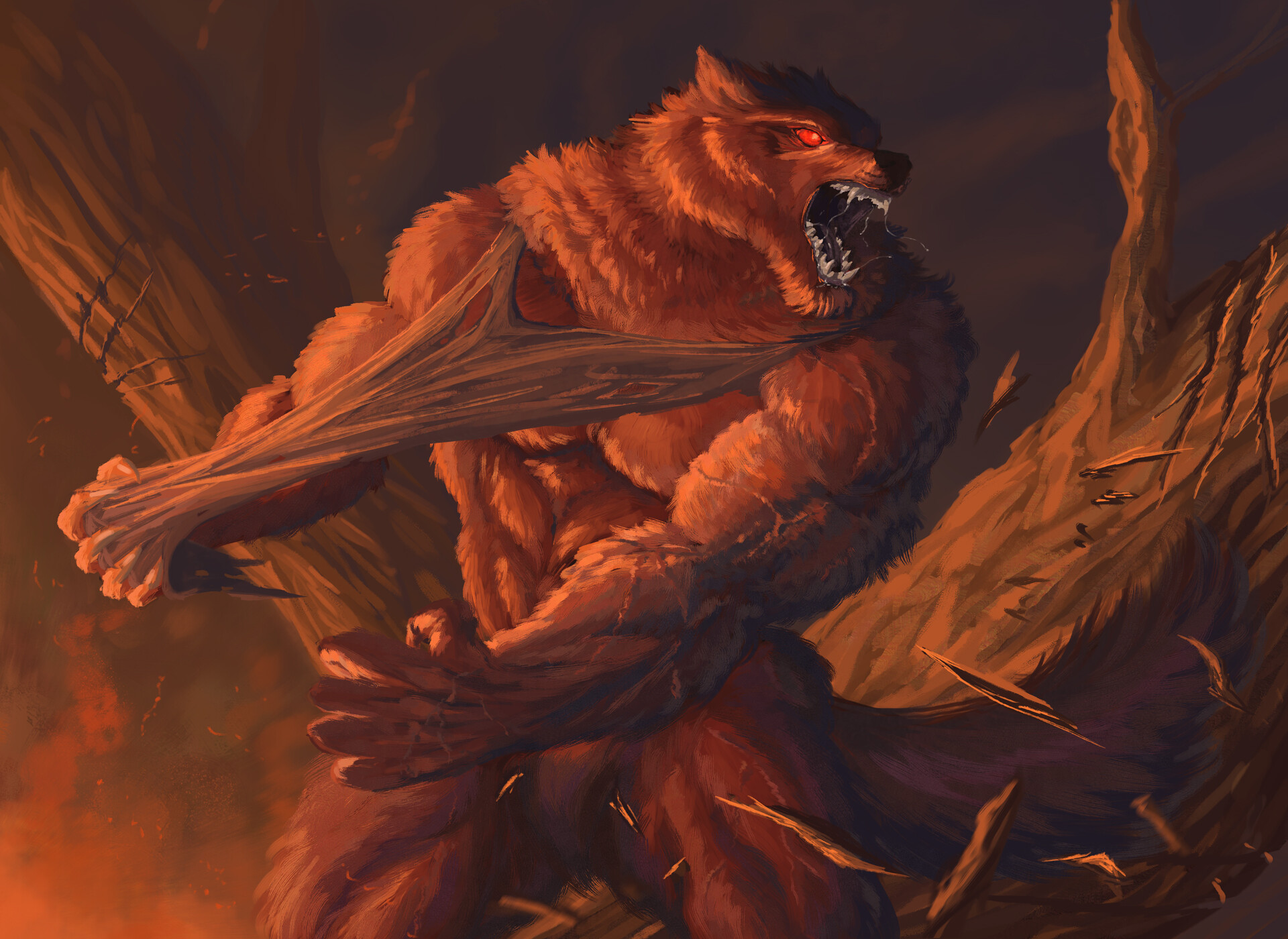 ArtStation - Rampaging Hunt-Caller