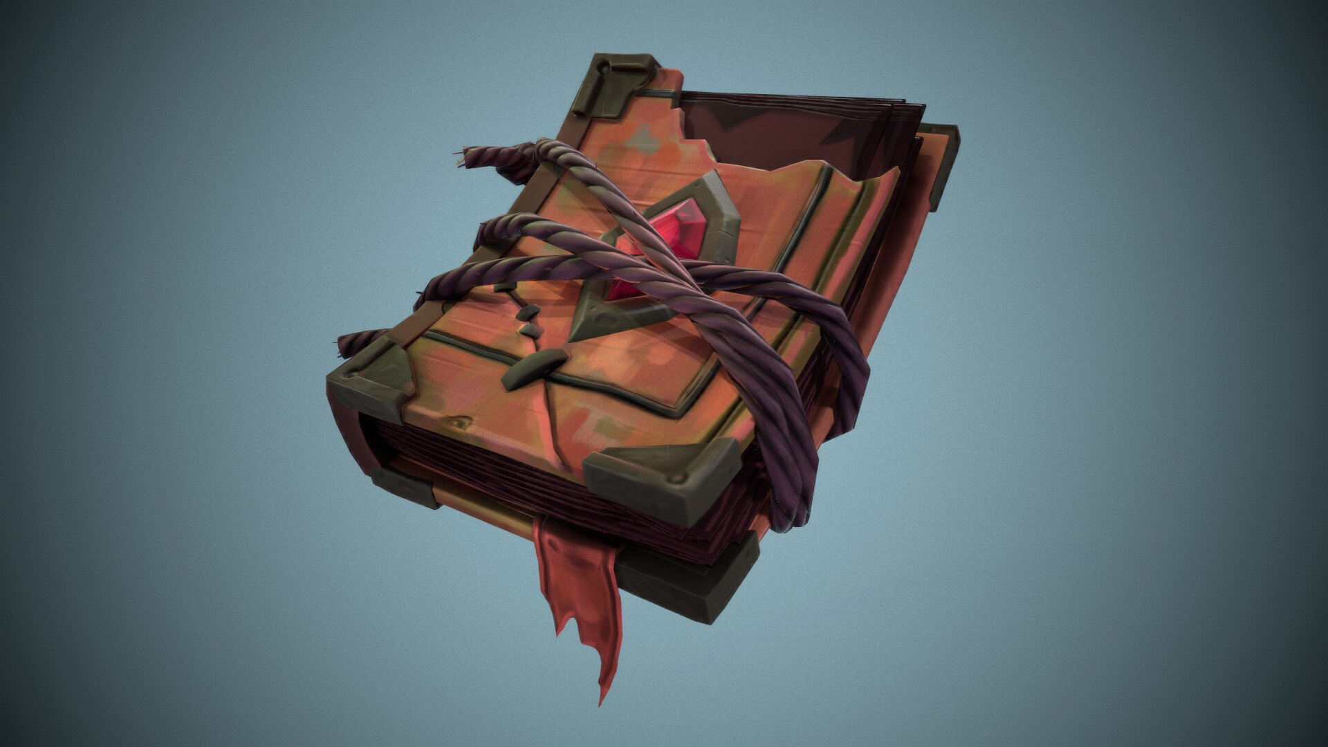 ArtStation - Book in Rope